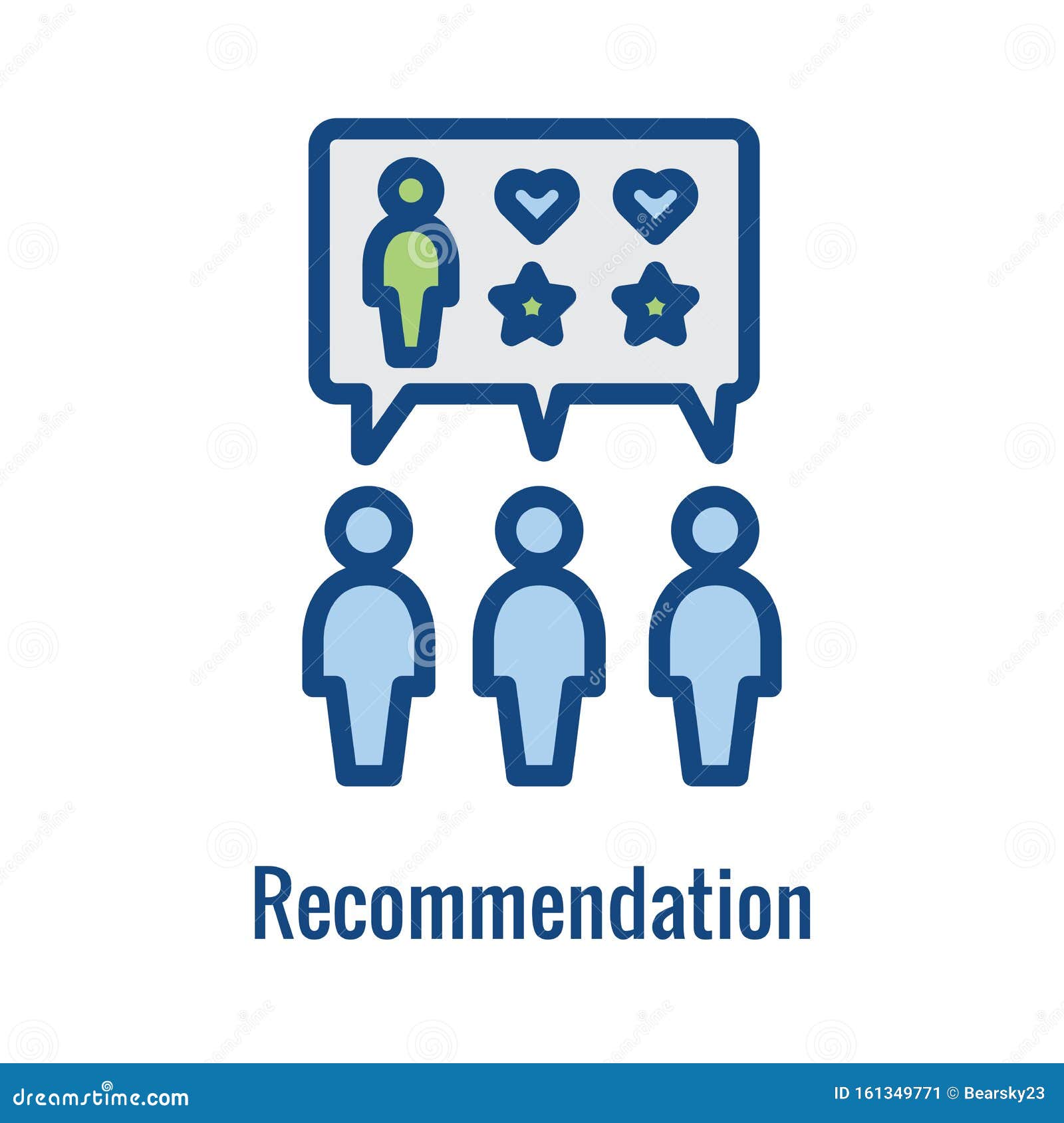 Employee Referral Process Icon - Networking, Recommendation, And ...