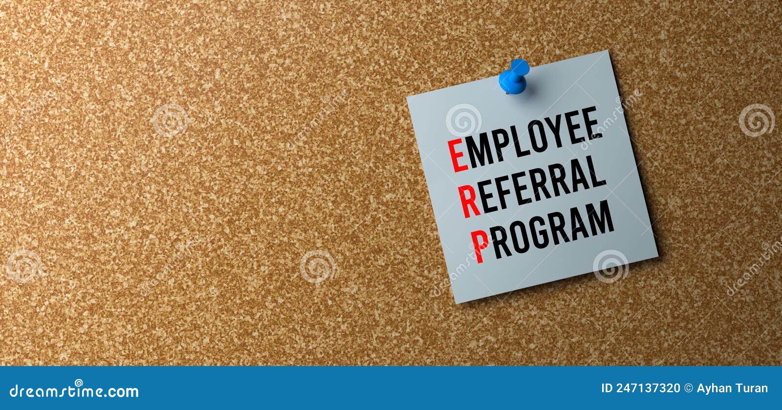 Employee referral program stock photo. Image of poster - 247137320