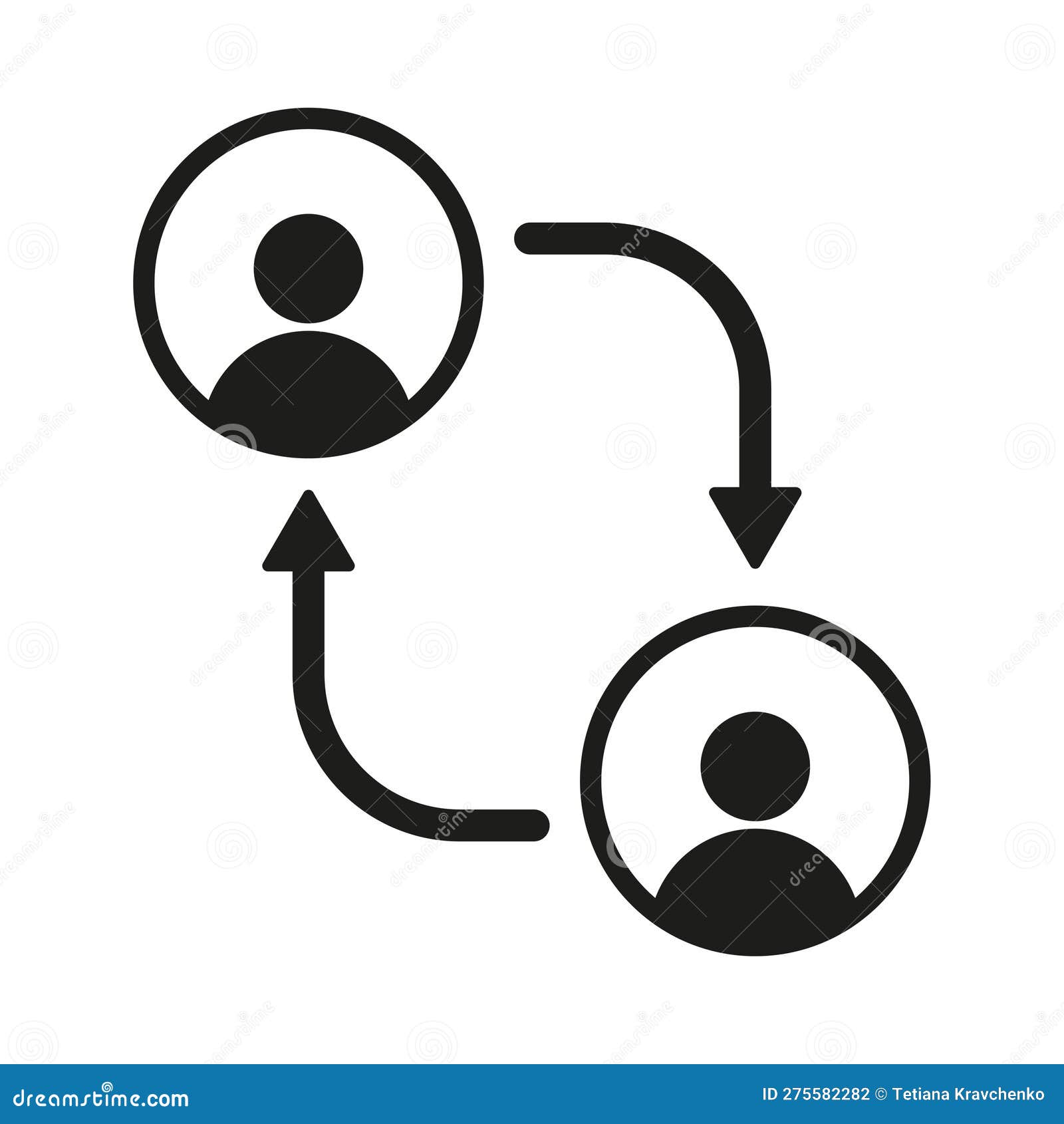 Employee Replacement Icon Vector for Your Web Design, Logo, UI. Vector ...