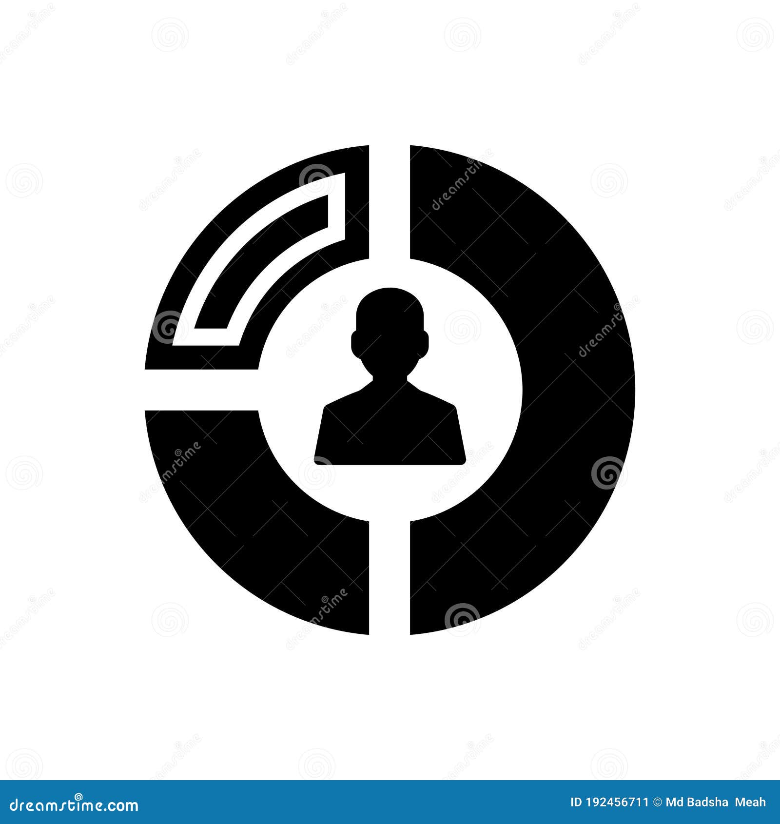 Employee Report Icon stock vector. Illustration of employee - 192456711