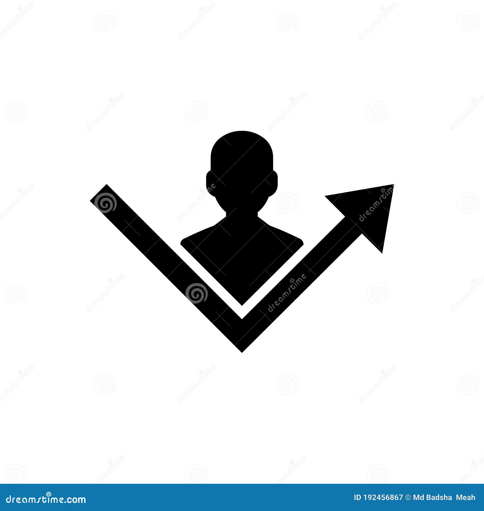Employee Report Icon stock vector. Illustration of icon - 192456867
