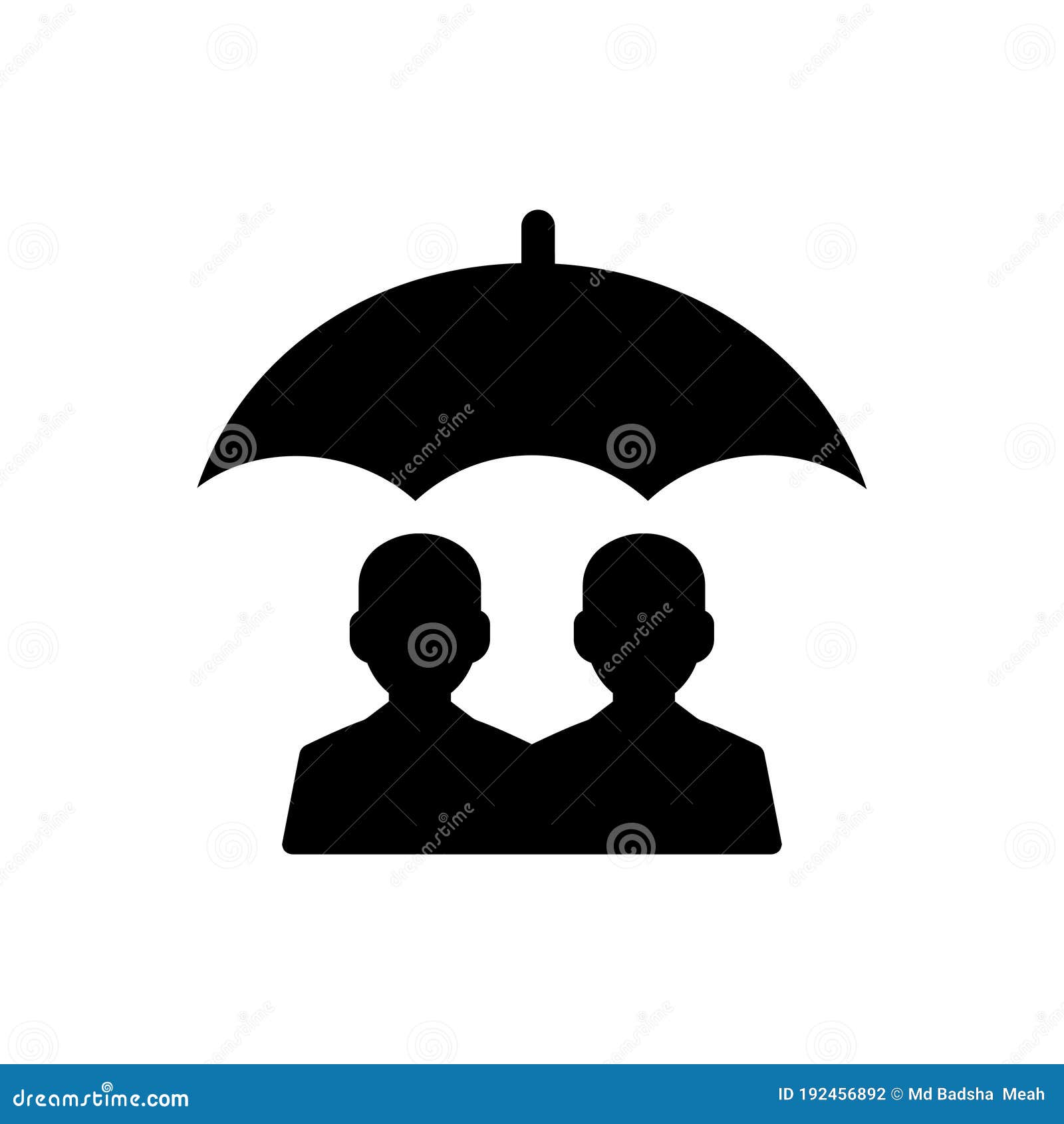 Employee Security Icon stock vector. Illustration of insurance - 192456892