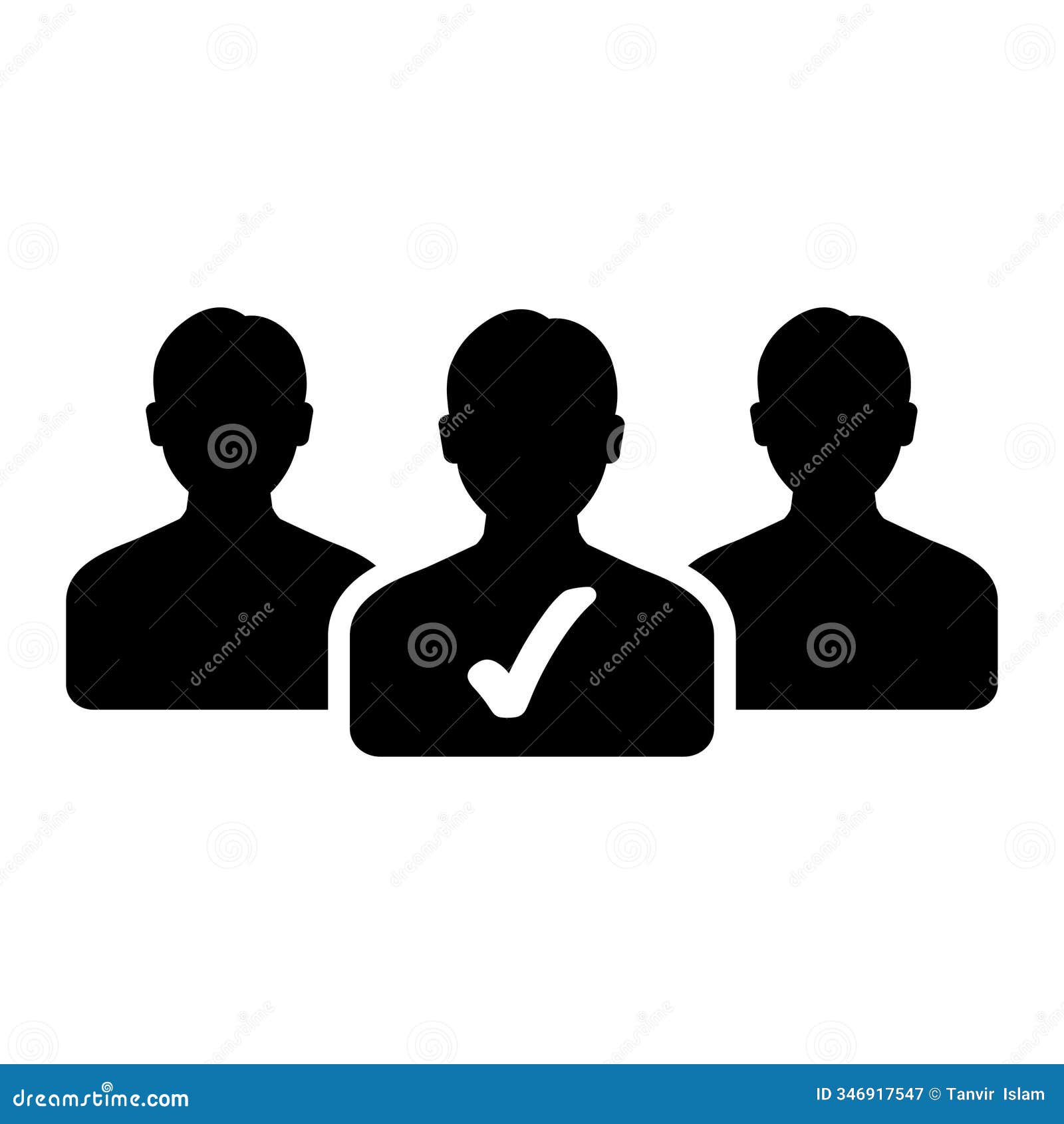 Employee selection icon stock illustration. Illustration of beautiful ...