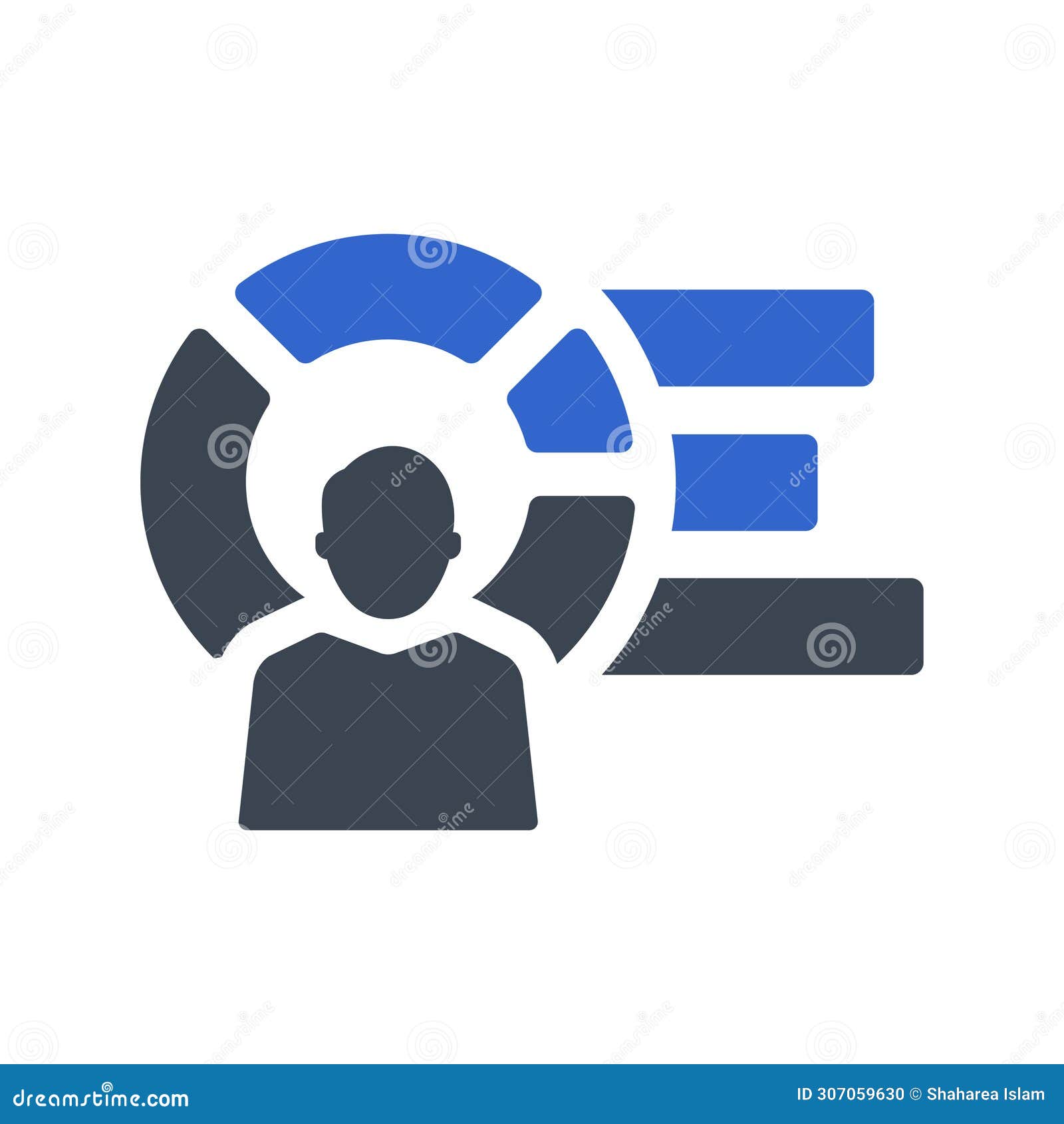 Employee skills Icon stock vector. Illustration of employee - 307059630