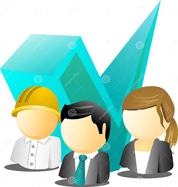 Employee solution stock illustration. Illustration of presentation ...