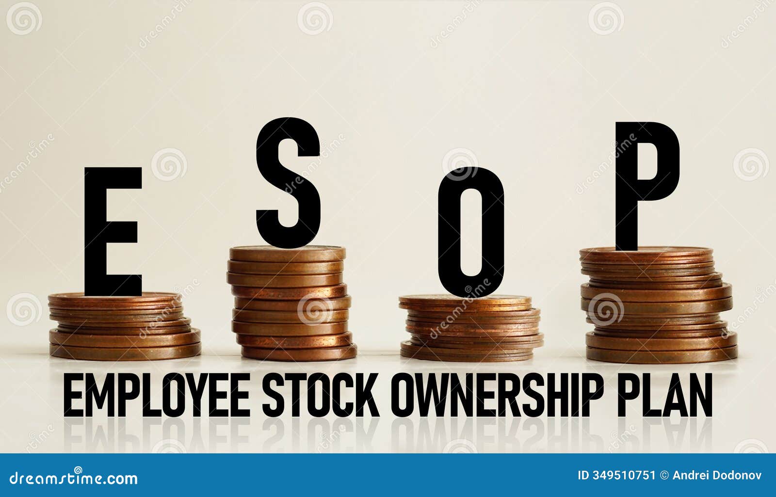 Employee Stock Ownership Plan is Shown Using the Text Stock Image ...