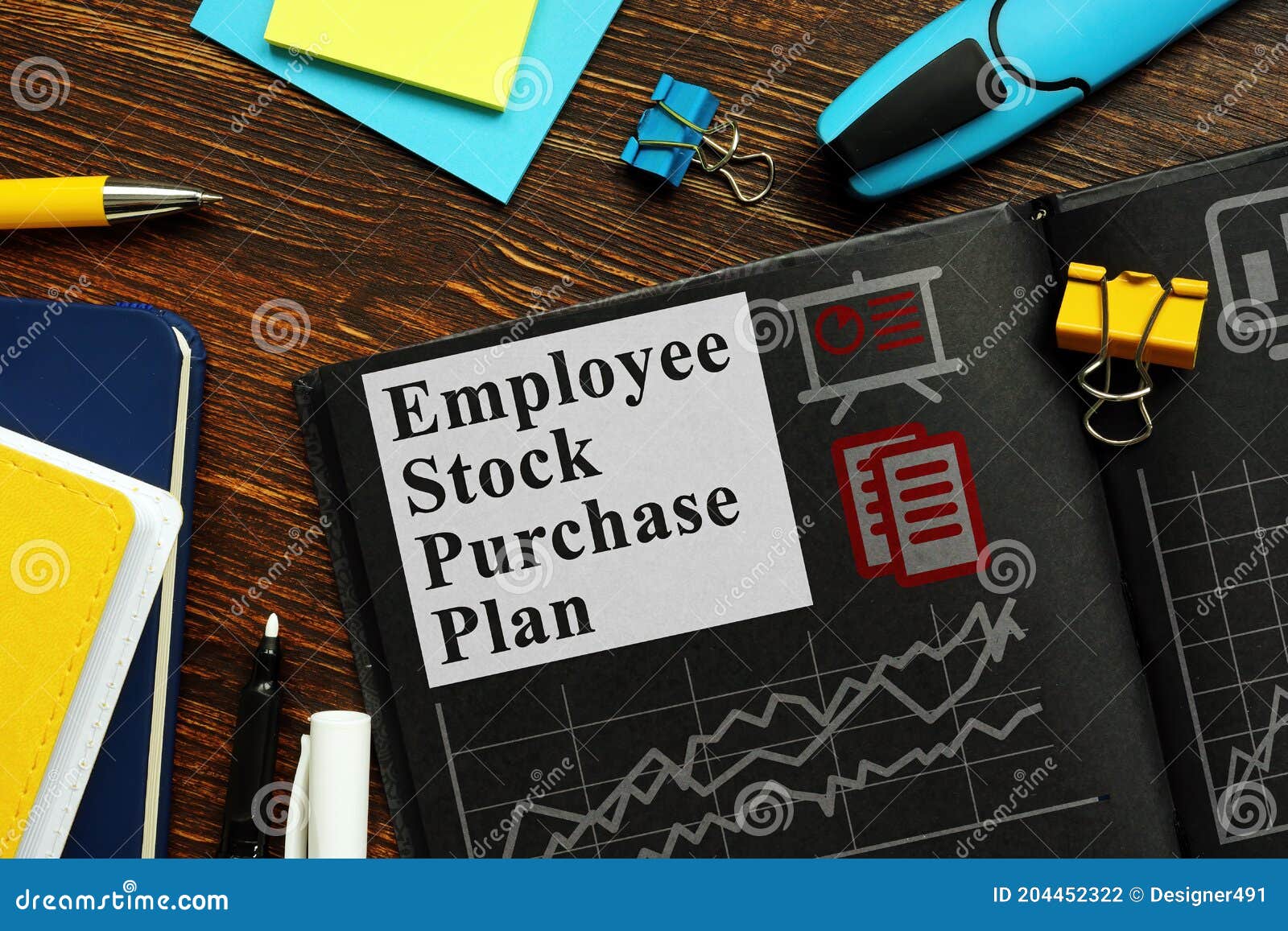 Employee Stock Ownership Plan ESOP Is Shown On The Photo Using The Text ...