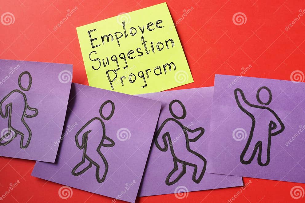 Employee Suggestion Program is Shown on the Business Photo Using the ...