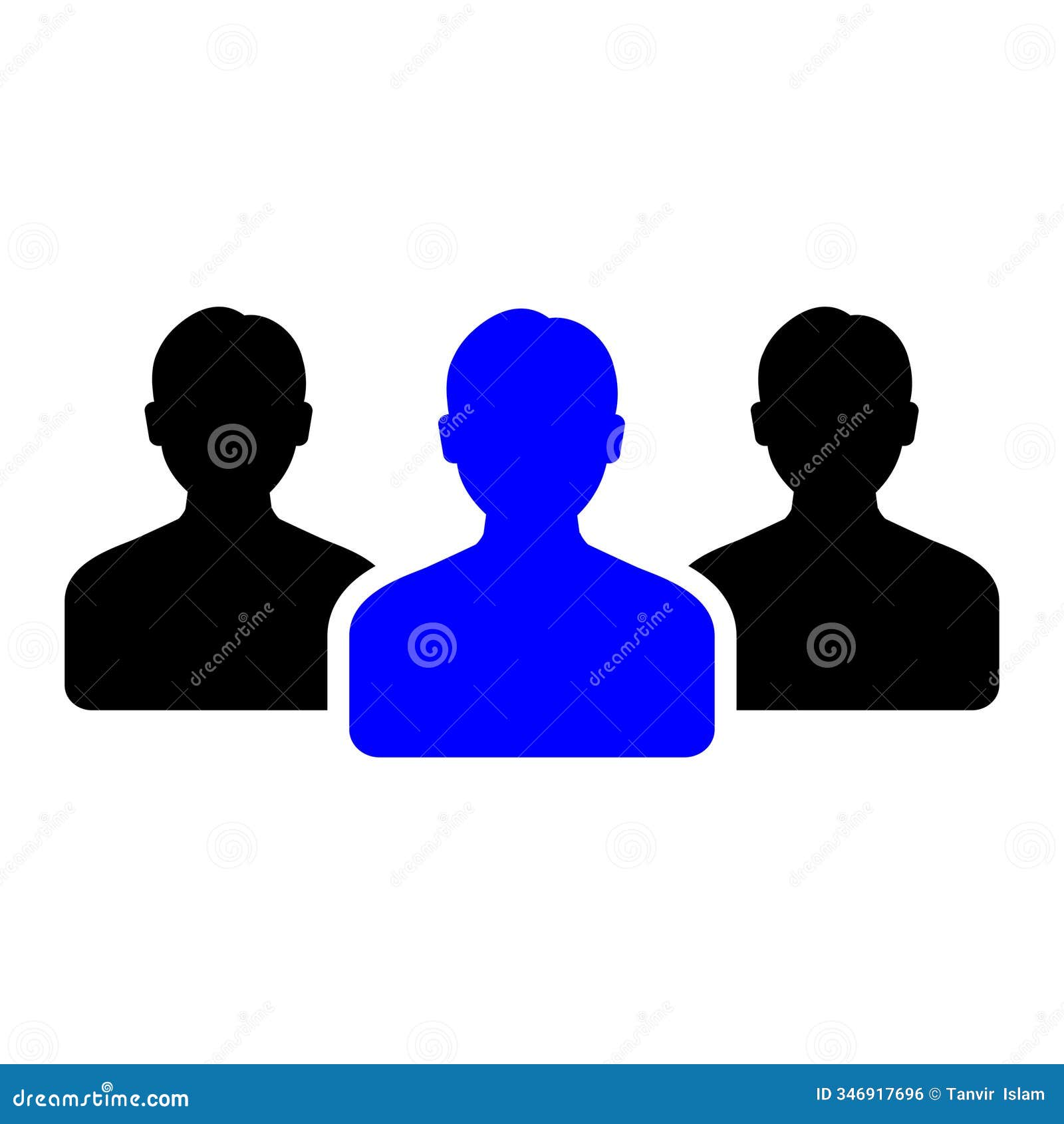 Employee team Icon stock illustration. Illustration of vector - 346917696