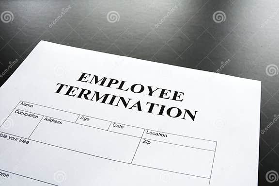 Employee termination stock image. Image of paper, employee - 14492753