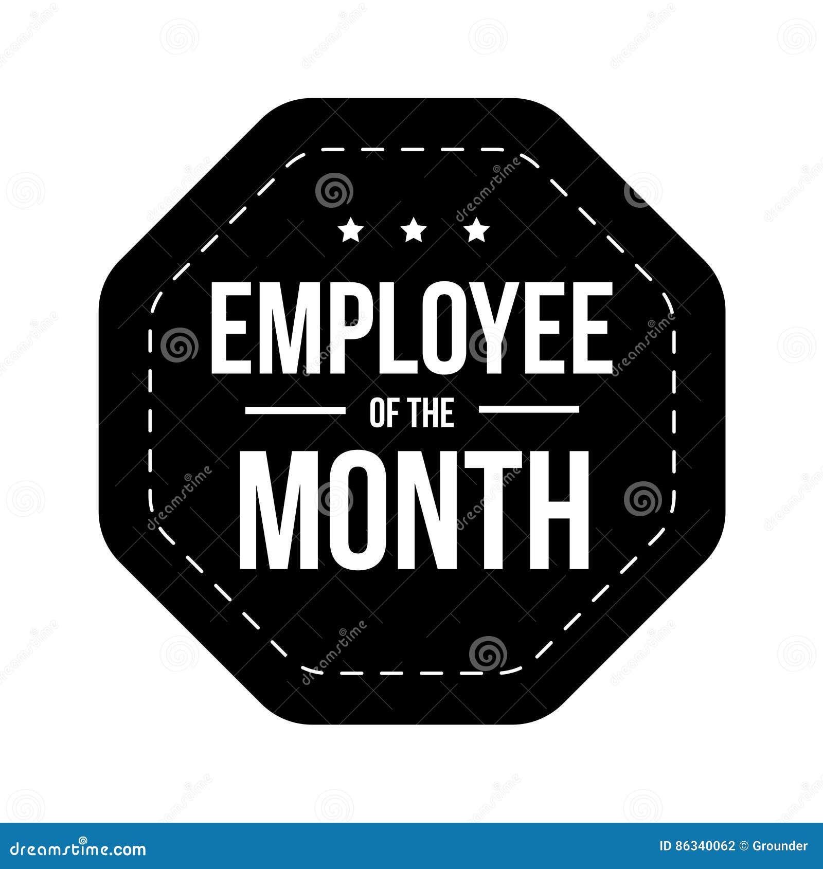 Employee Of The Month Icon. Talent Award Illustration Sign. Outstanding ...