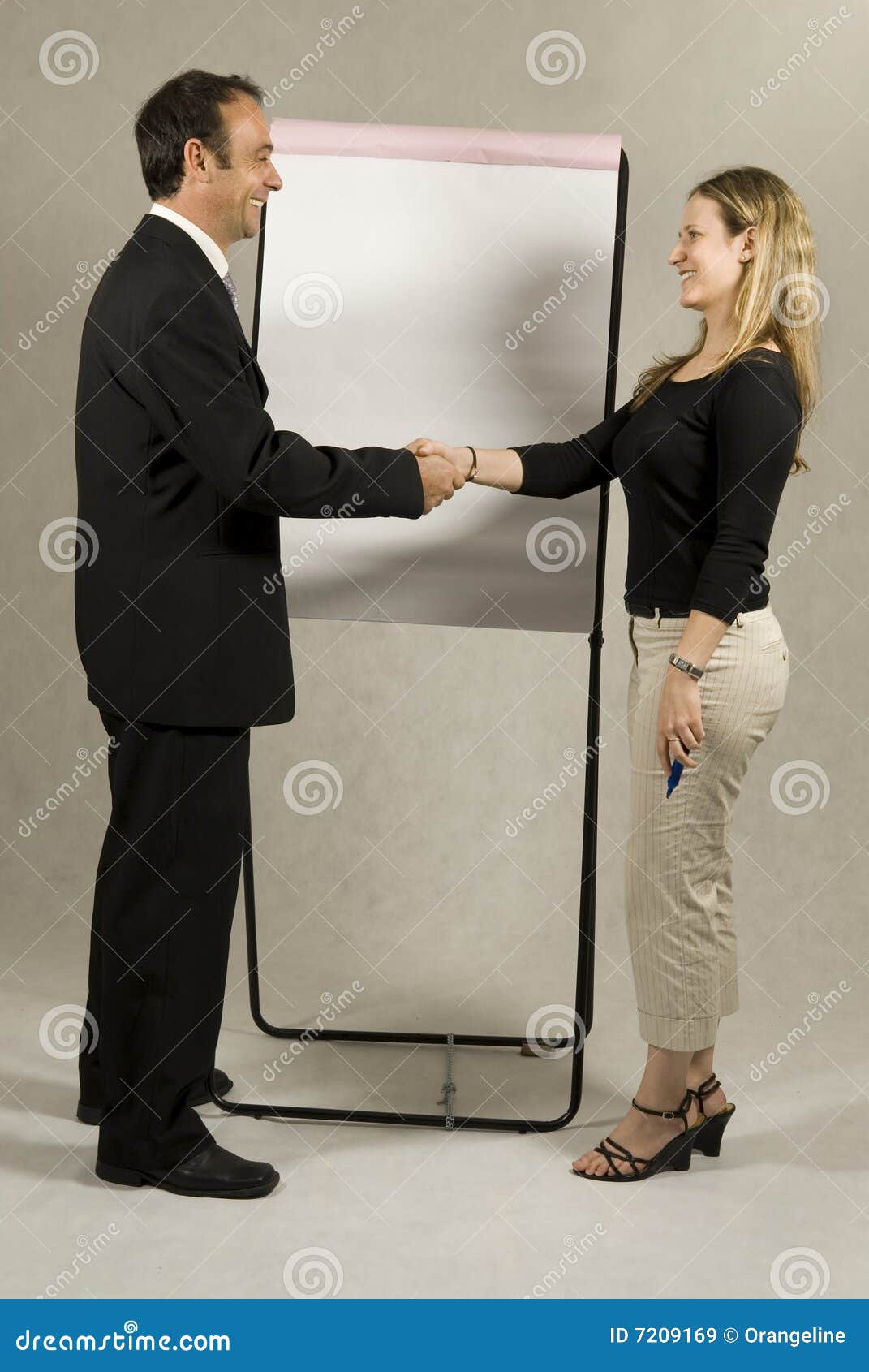 Employee about To Give Presentation Stock Image - Image of adult ...