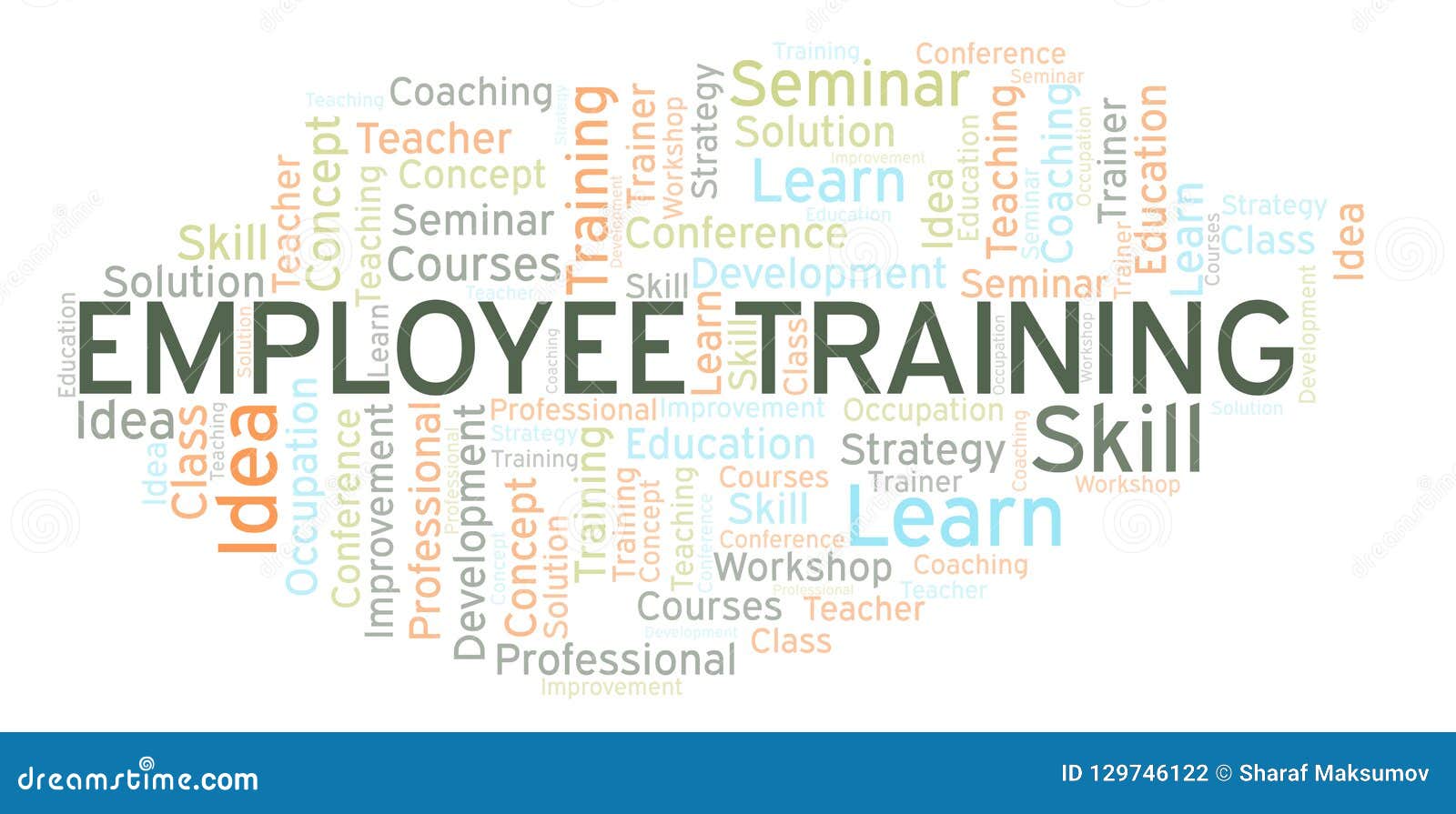Employee Training Guidelines Brochure Template Royalty-Free Stock ...
