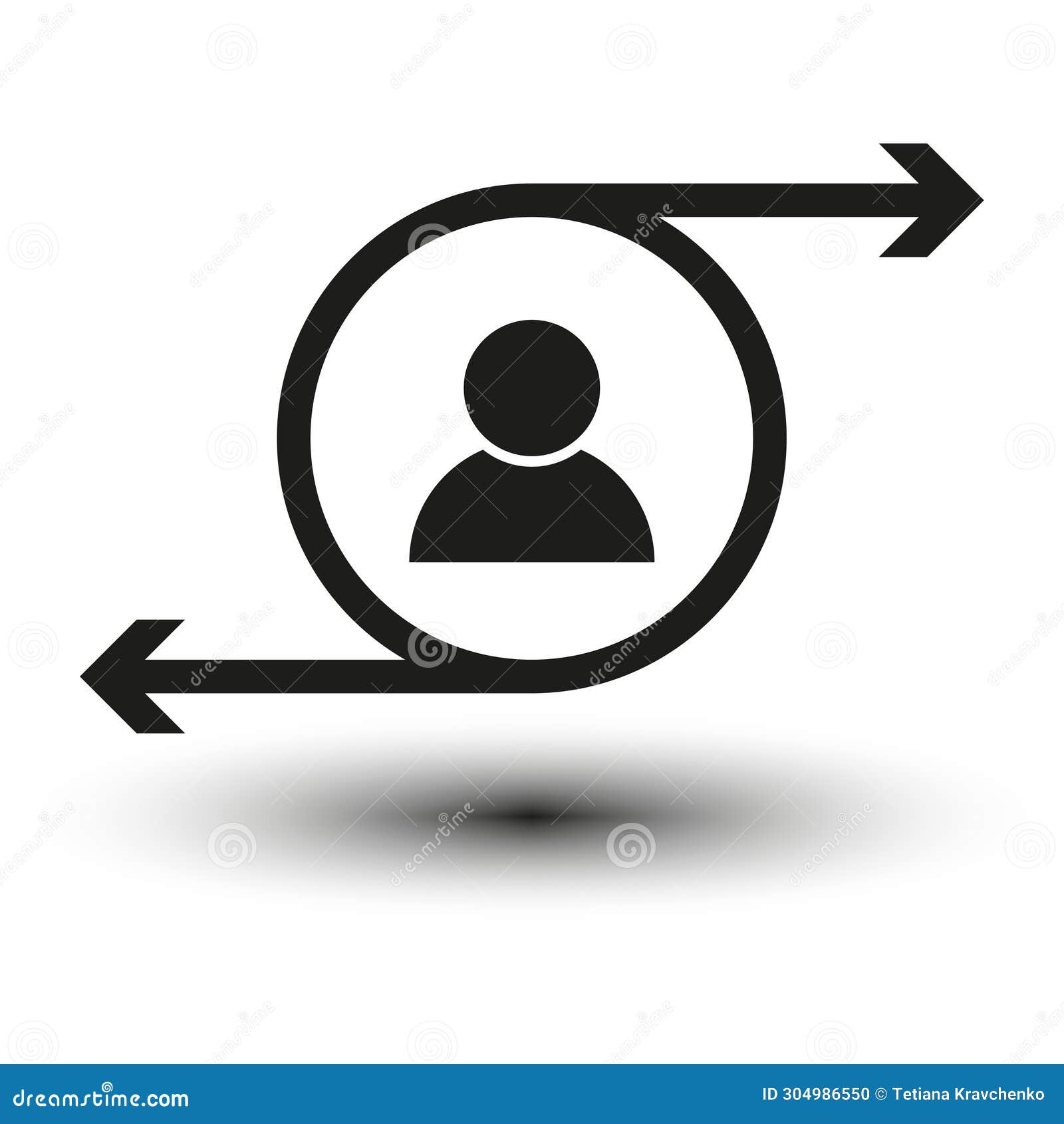 Employee Transfer Icon. People Exchange Icon. Vector Illustration. EPS ...