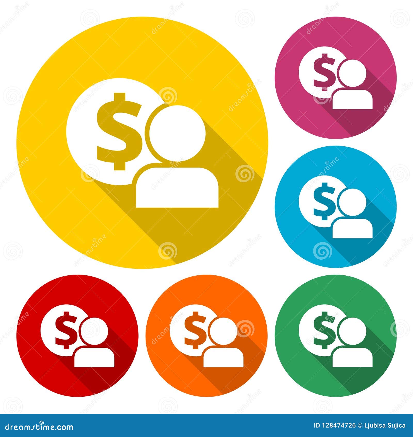 Employee wages icon Vector stock vector. Illustration of controlling ...