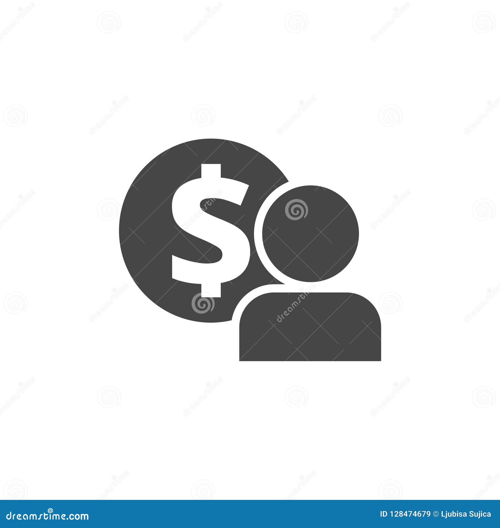 Employee wages icon Vector stock vector. Illustration of account ...