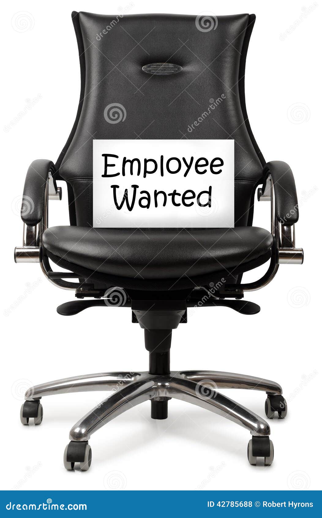 Employee wanted stock photo. Image of vacancy, work, chair - 42785688