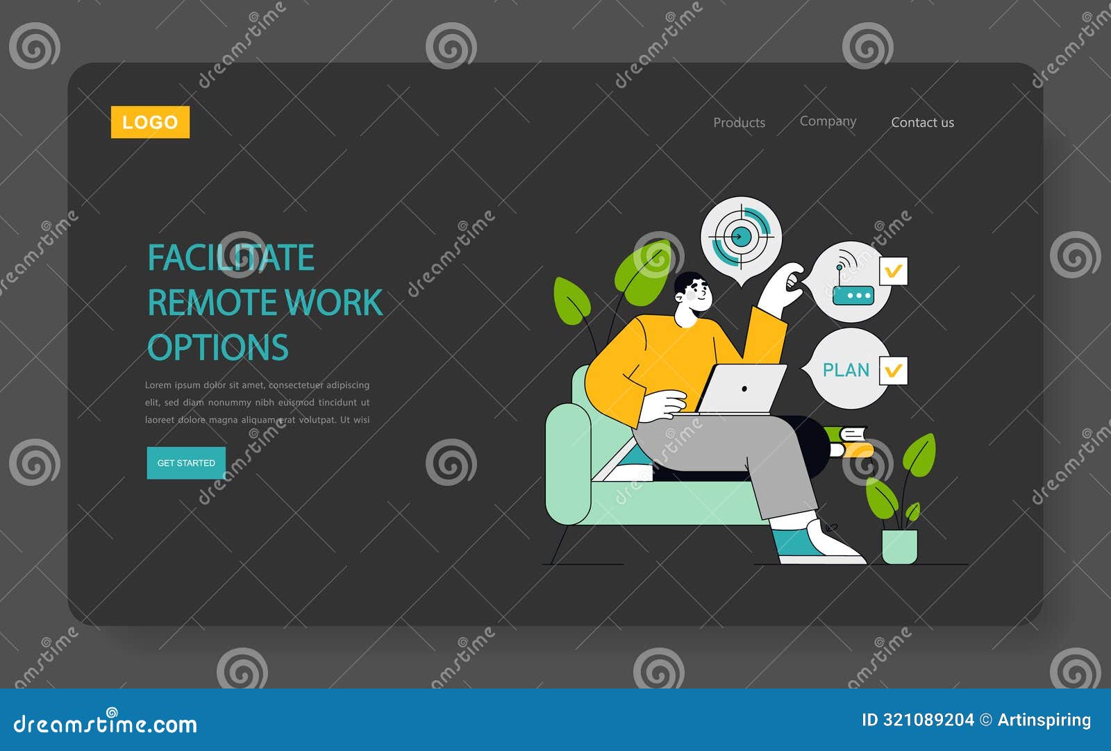 Employee Well-being Concept. Vector | CartoonDealer.com #321103594