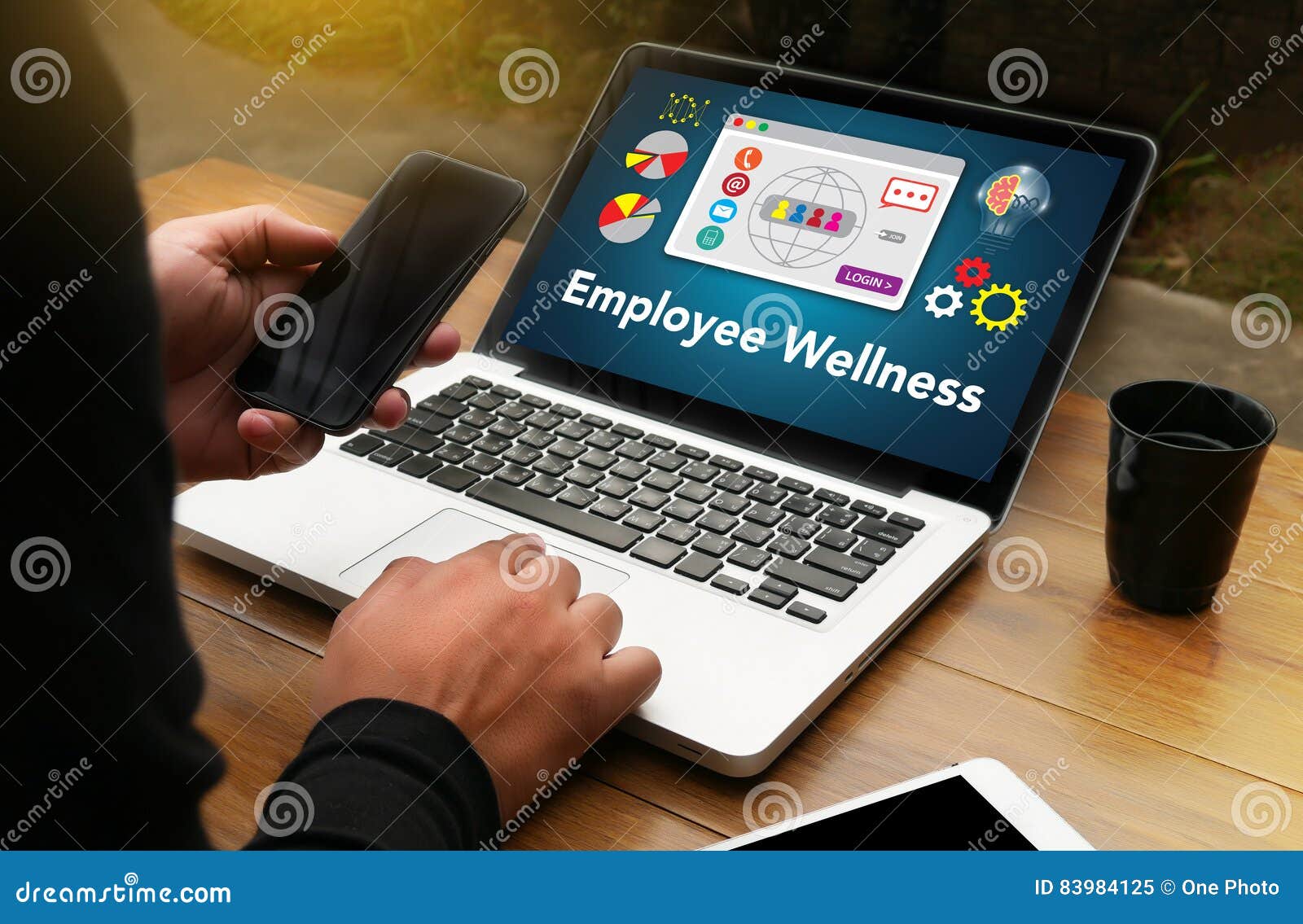 Employee Wellness Program and Managing Health and Program Busin Stock ...