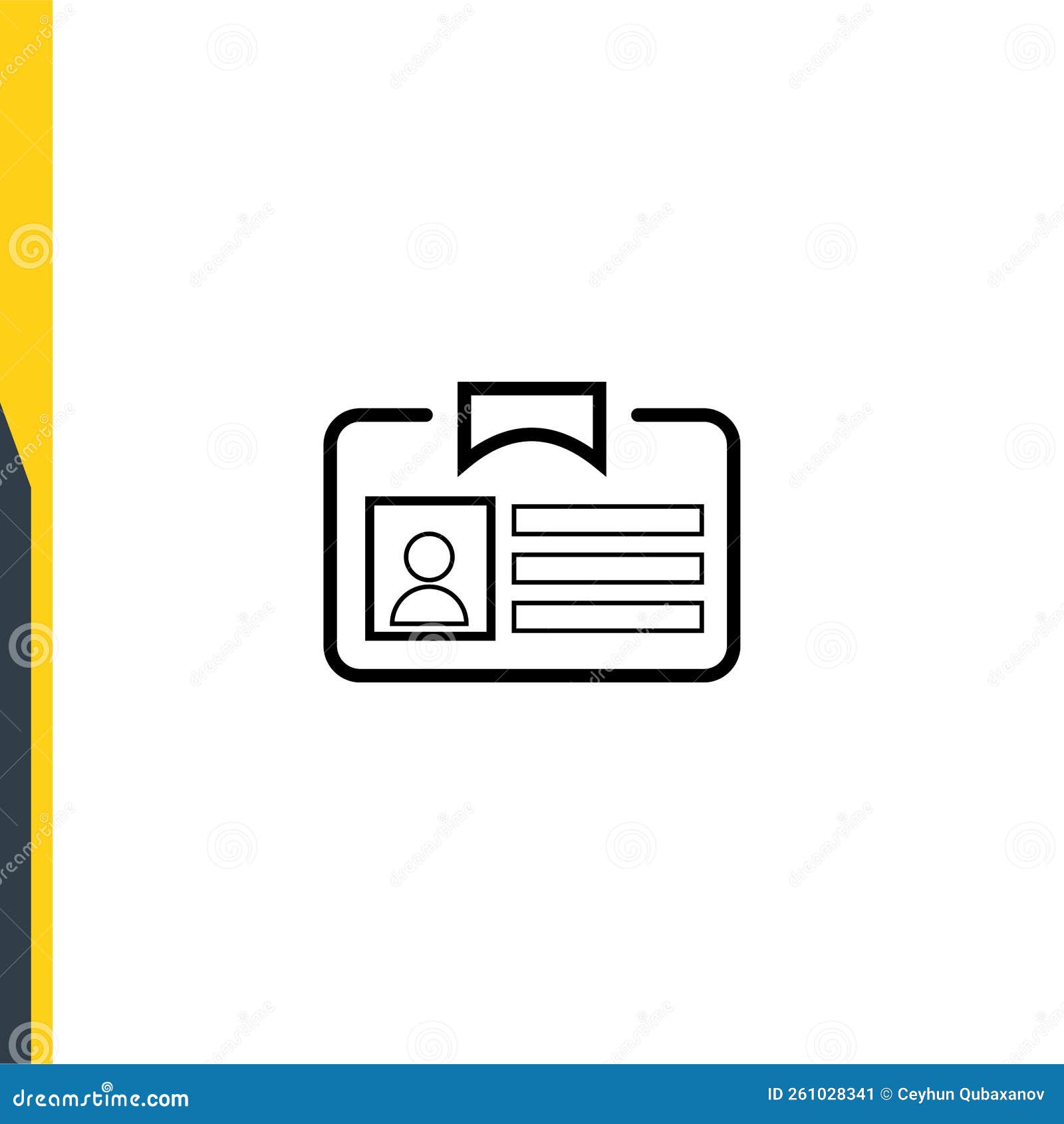 Employee, Worker - Badge Icon Vector Stock Vector - Illustration of ...