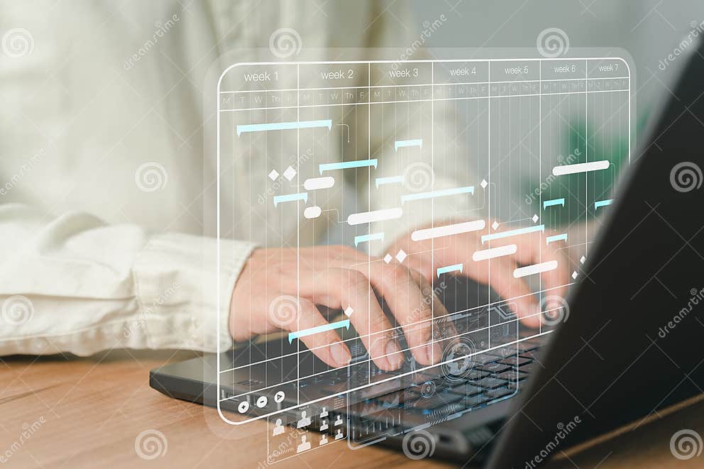 Employee Working Data Analytics with Computer in Business Management ...