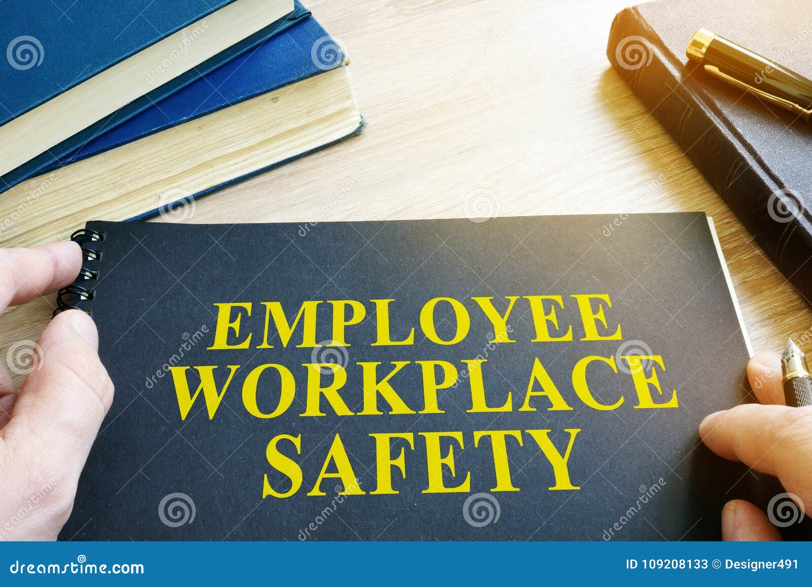 Employee Workplace Safety Guide. Stock Image - Image of guide, employee ...