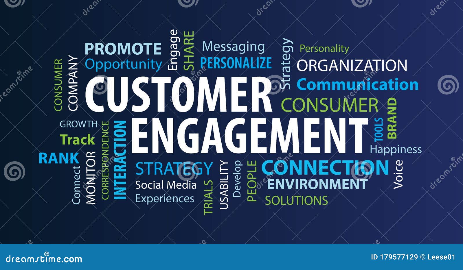 Customer Engagement Word Cloud Stock Illustration - Illustration of ...