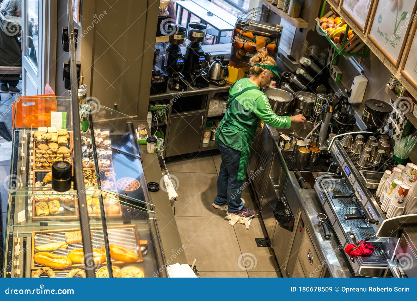 Employees at the Bakery at Work Editorial Stock Image - Image of ...