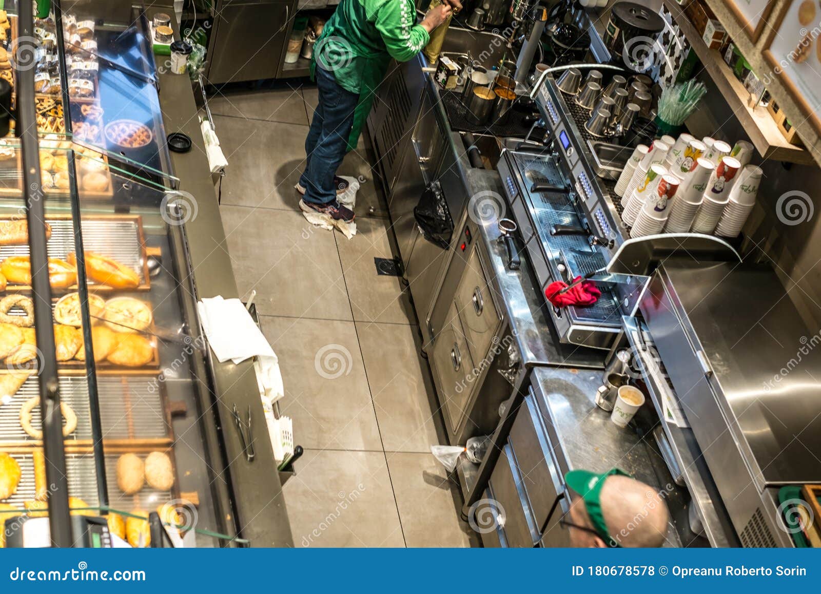Employees at the Bakery at Work Editorial Stock Photo - Image of ...