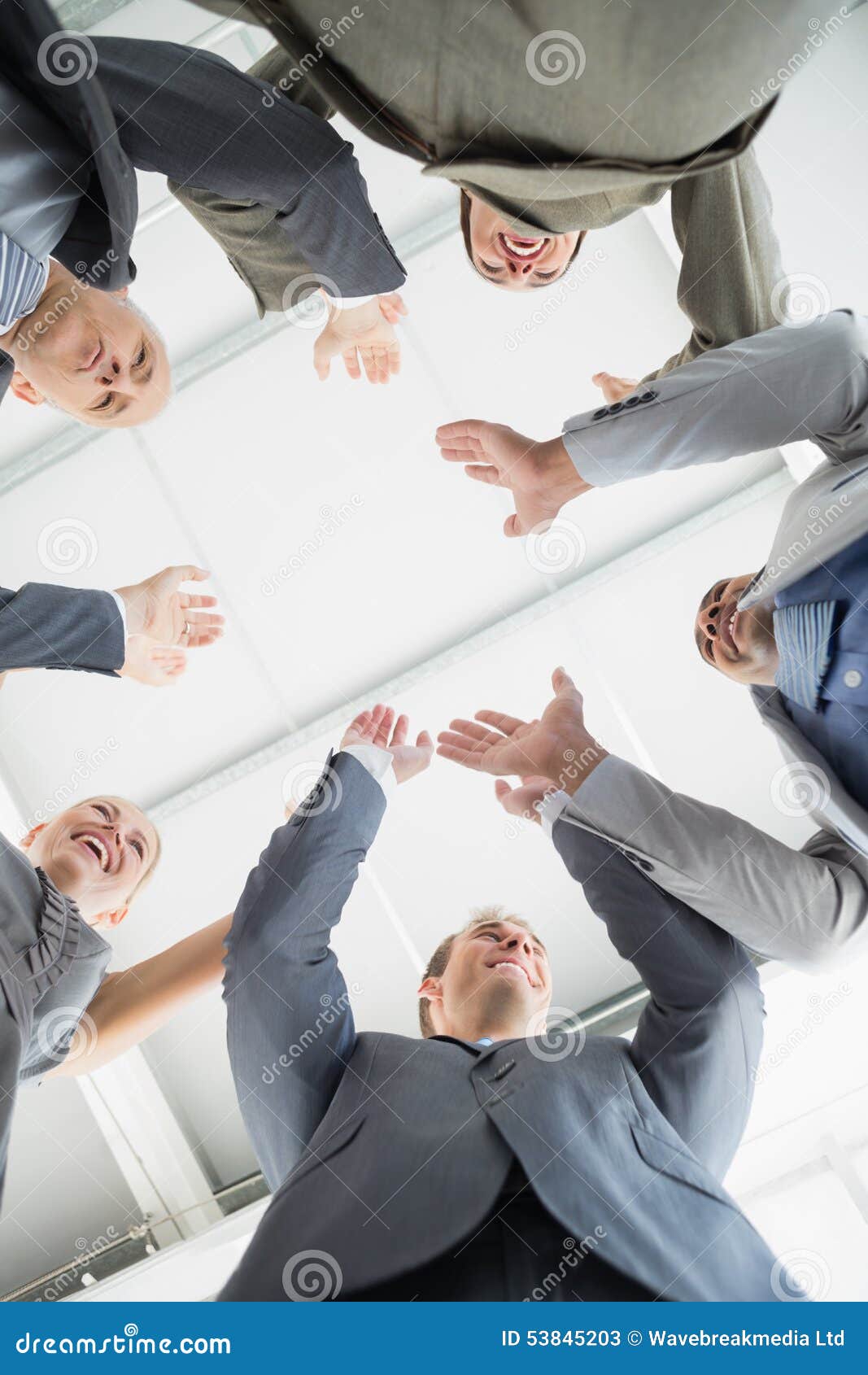 Employees Celebrating a Good Job Stock Image - Image of caucasian ...