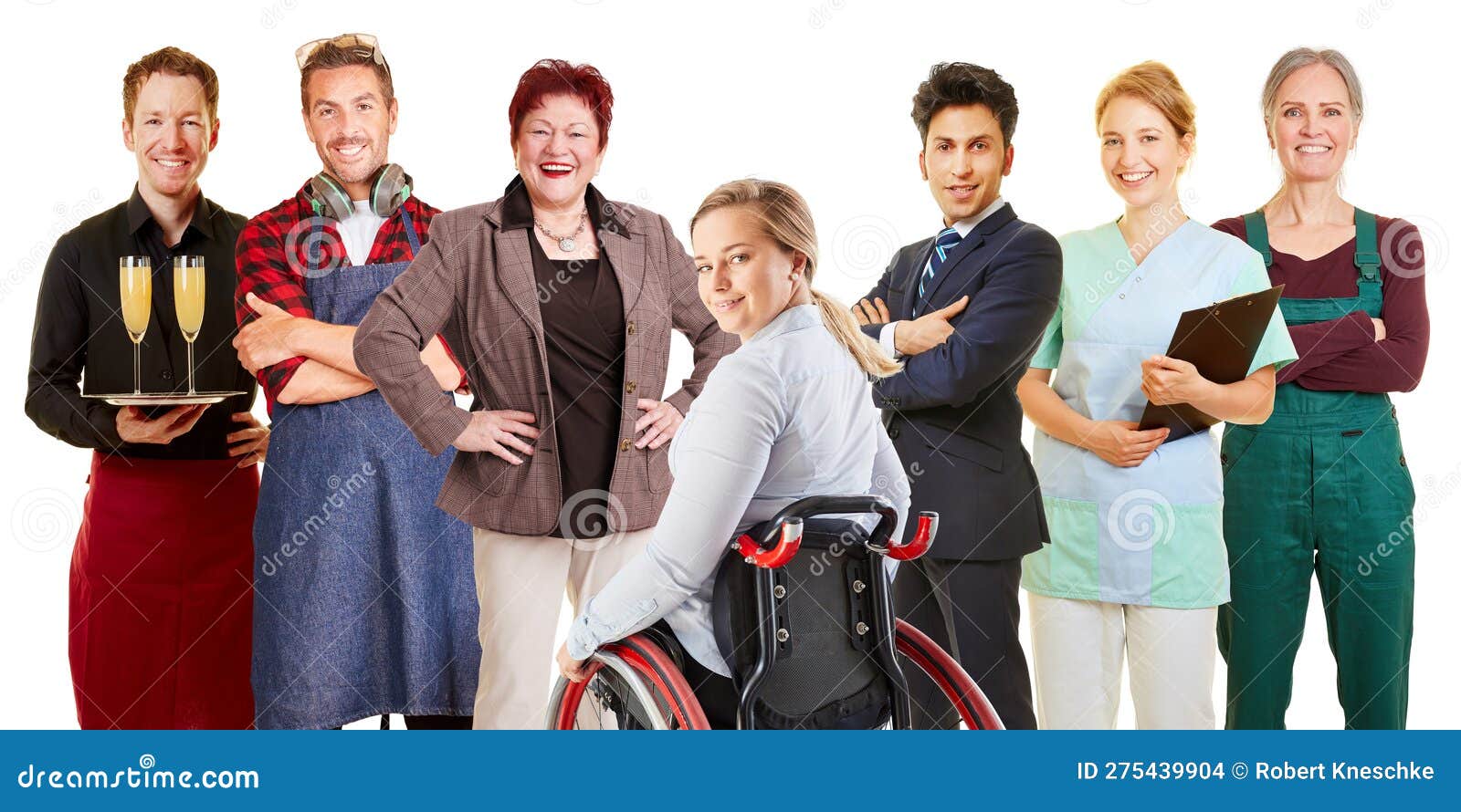 Employees from Different Professions As Human Resources Concept Stock ...