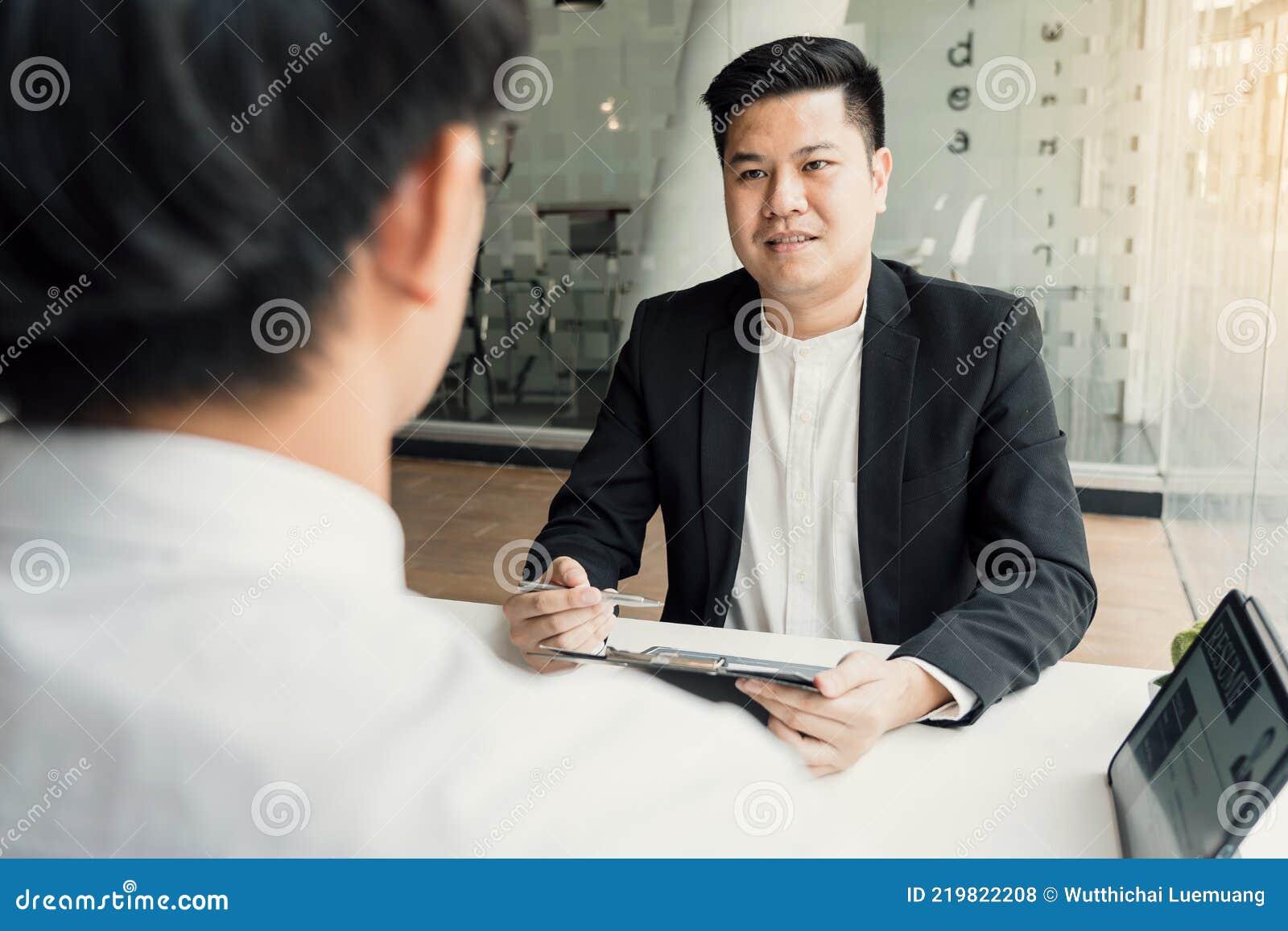 Employees are Explaining about Their Past Work Experience for Job ...