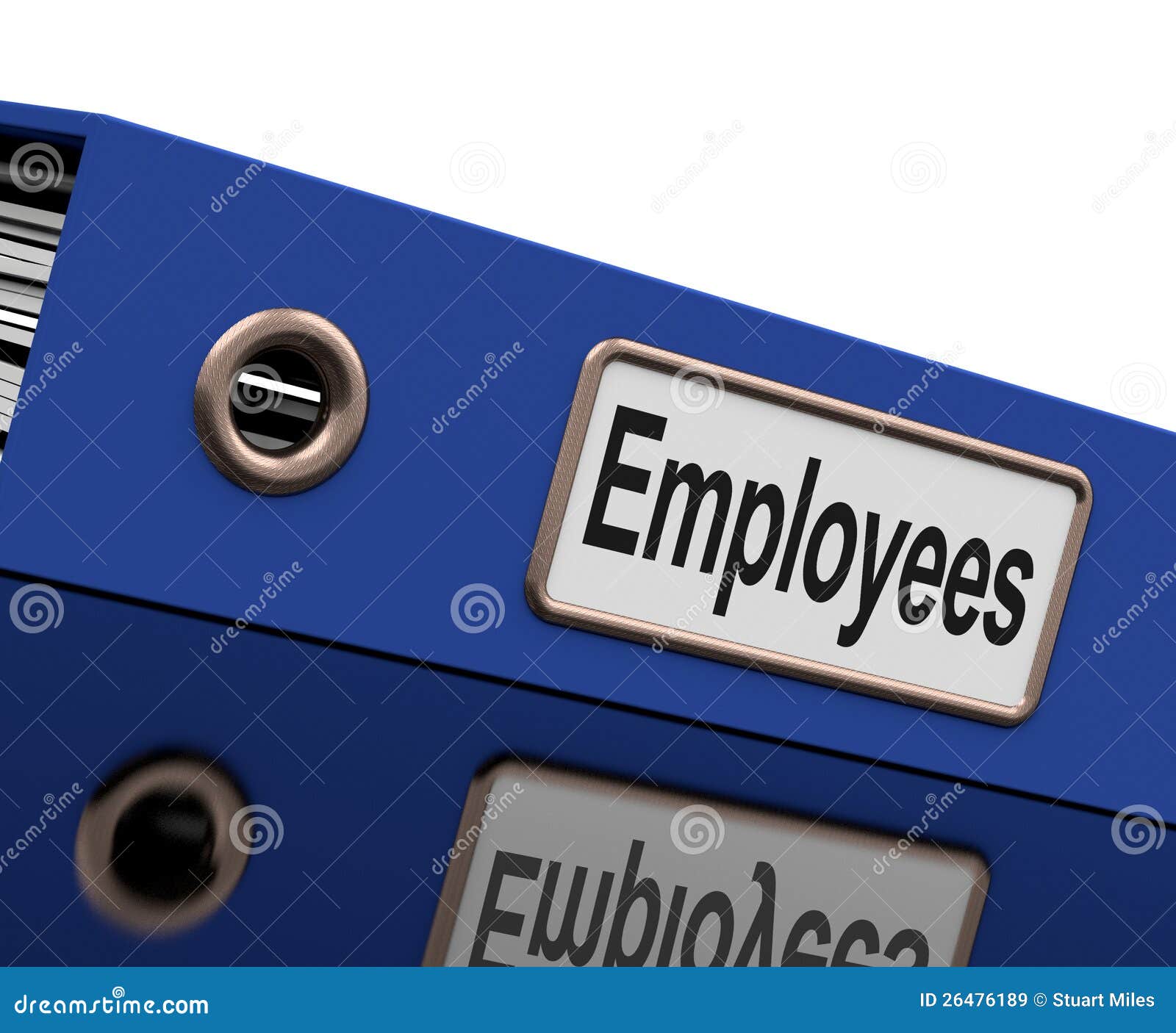 Employees File Contains Employment Records Stock Illustration ...