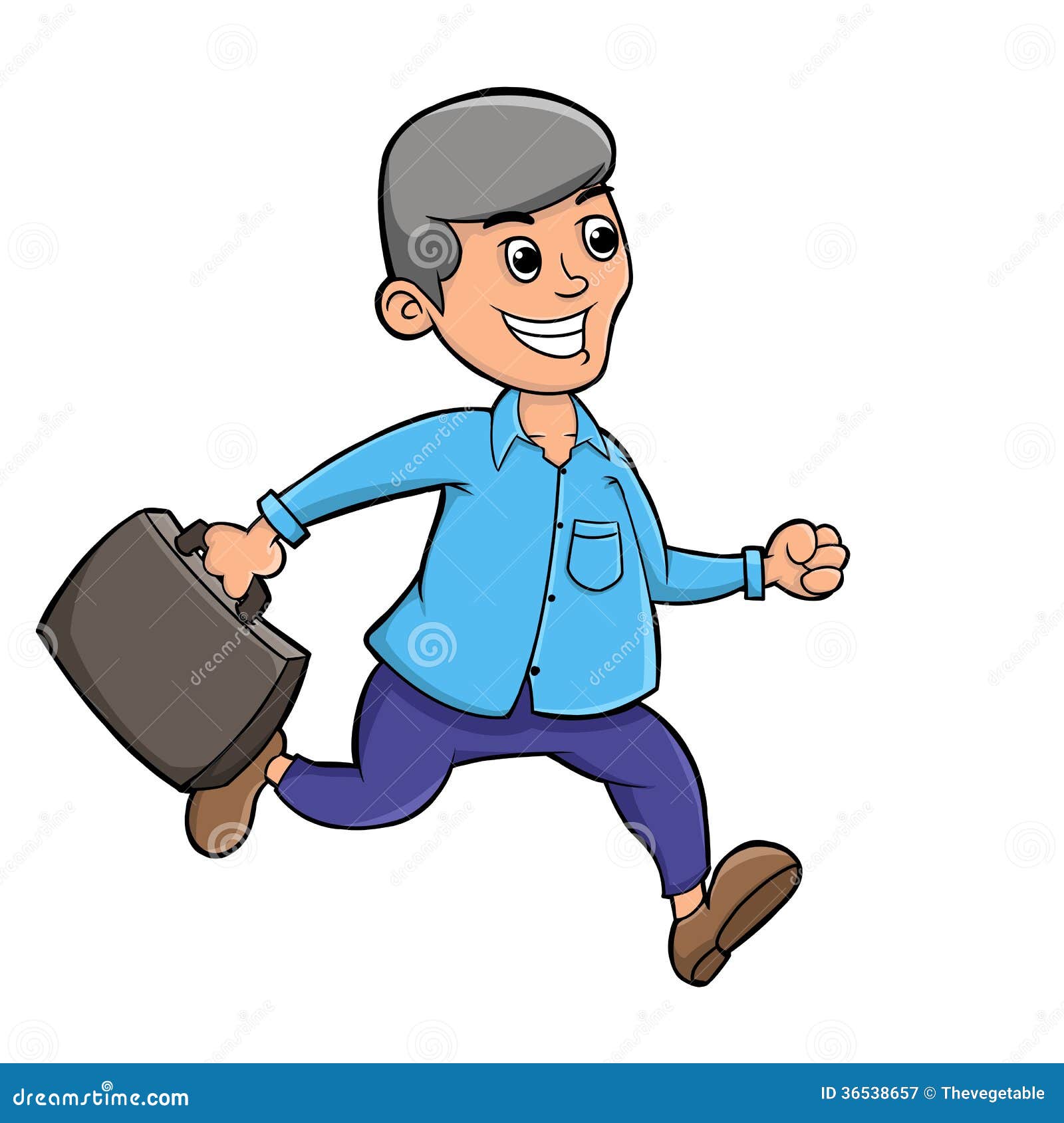 Employees go to the office stock illustration. Illustration of busy ...