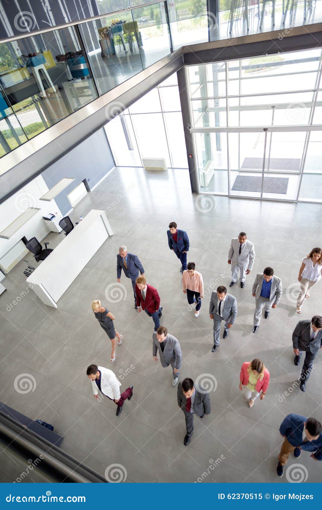 Employees go to work stock image. Image of executive - 62370515