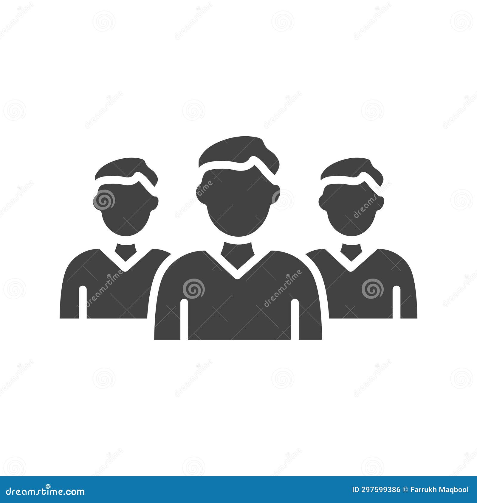 Employees Icon Vector Image. Stock Vector - Illustration of icon ...