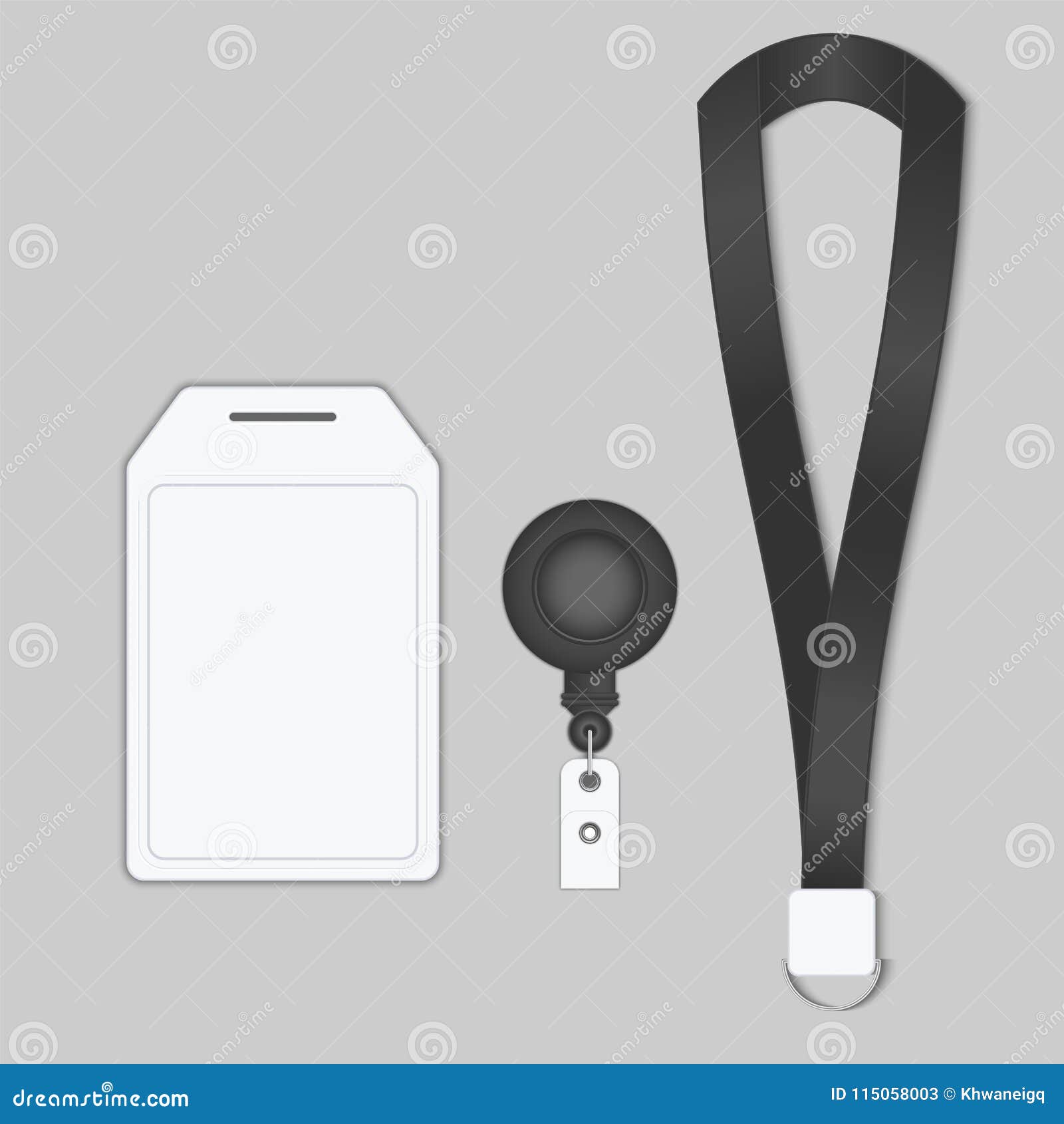 Employees Identification Card, Tag Name, Vector, Illustration Stock ...