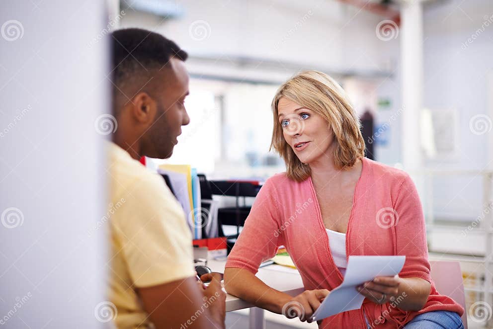 Employees, Paperwork and Office for Advice on Plan, Conversation and ...