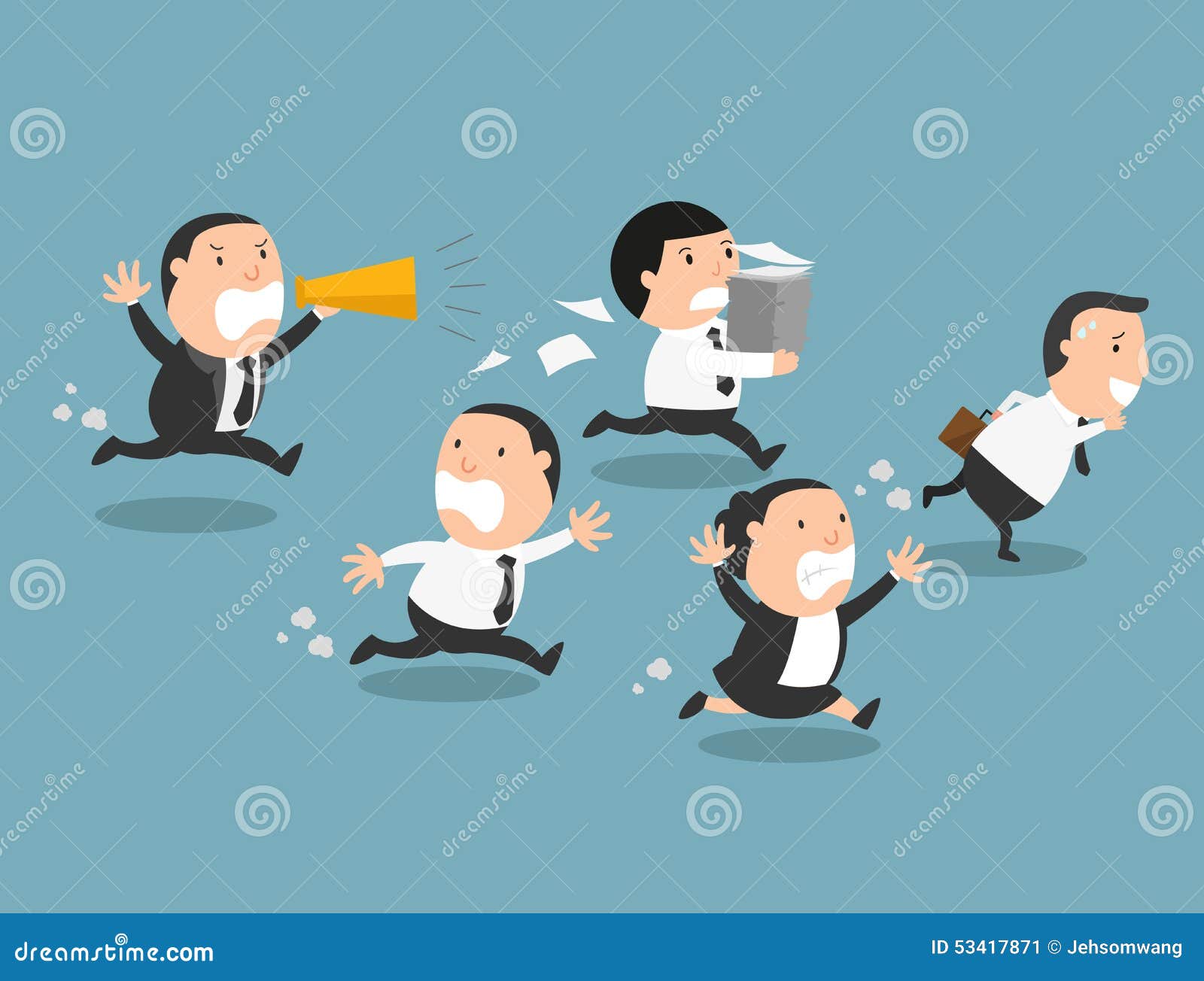 Employees Cartoons, Illustrations & Vector Stock Images - 50267 ...