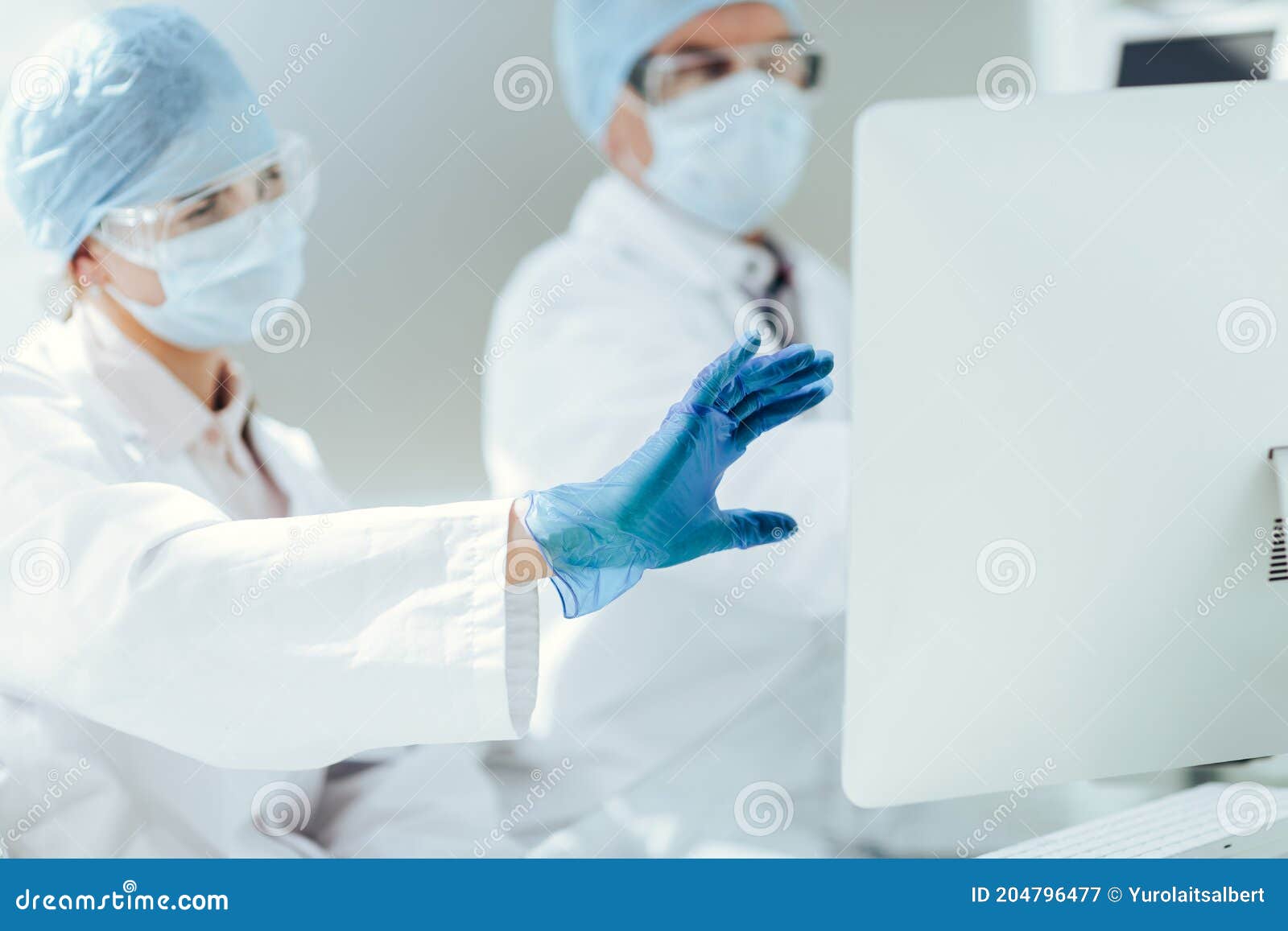 Employees of the Scientific Laboratory Work in the Laboratory Stock ...