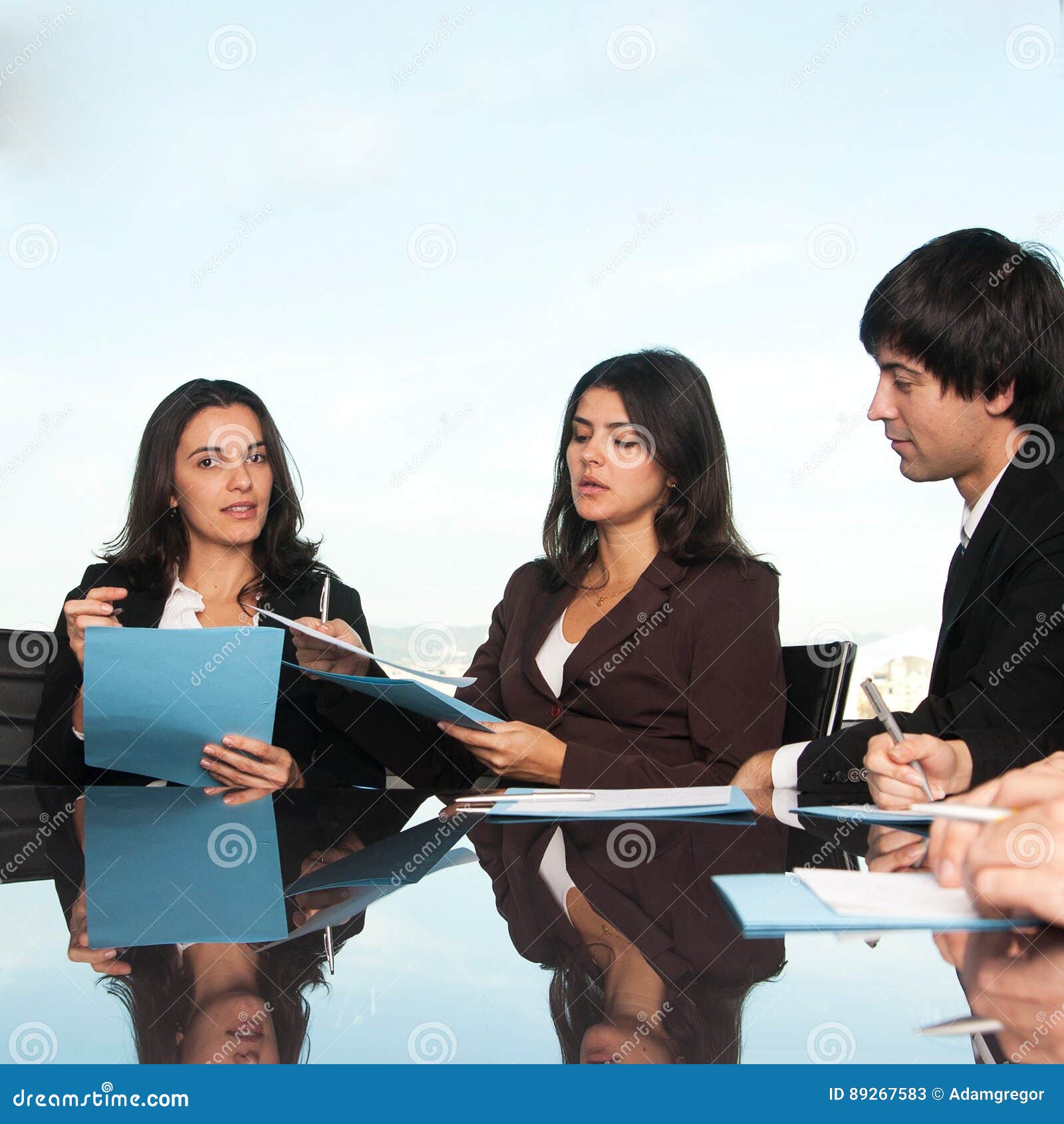 Employees in a seminar stock image. Image of brainstorm - 89267583