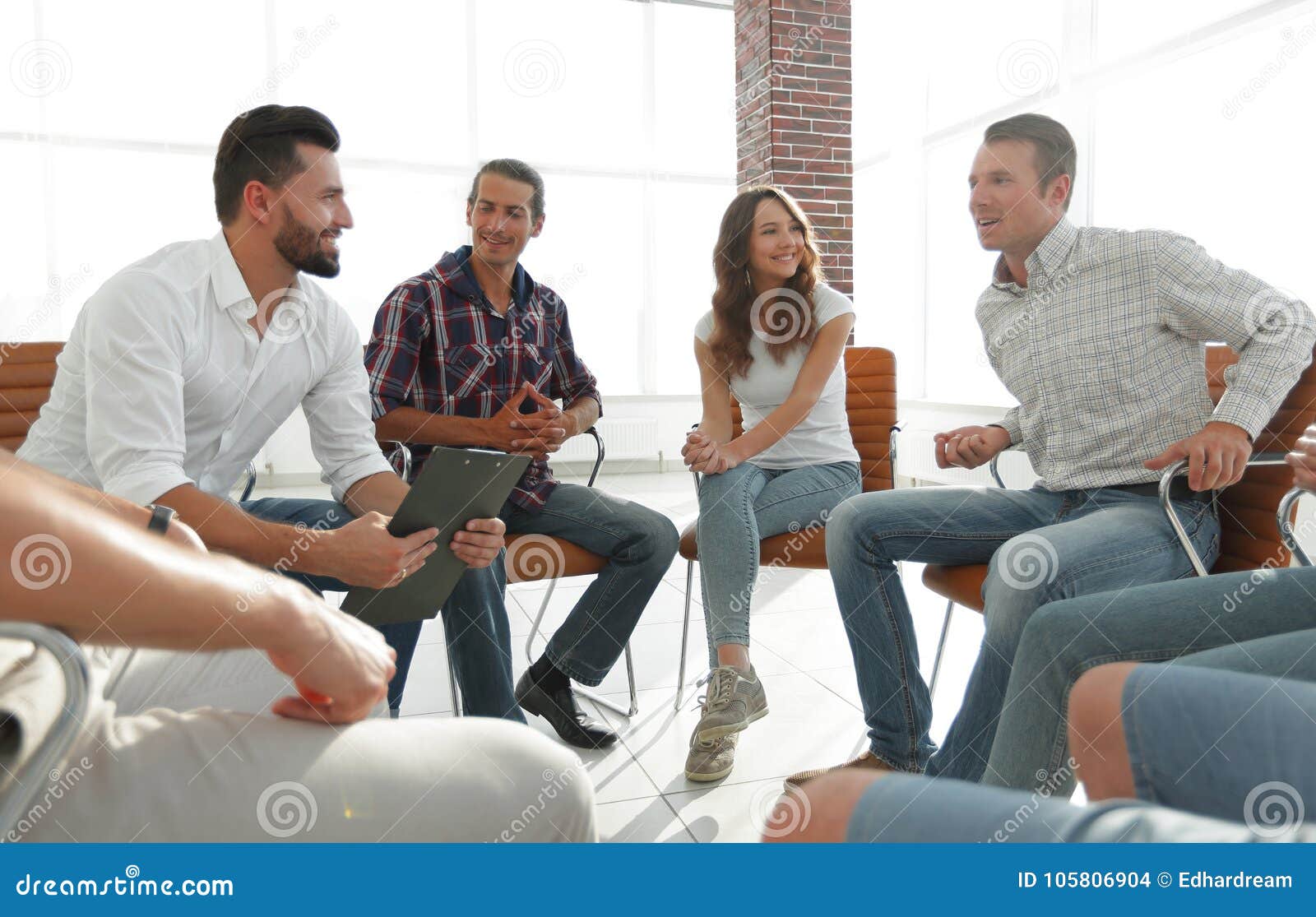 Employees at the Seminar on Team Building Stock Photo - Image of coach ...