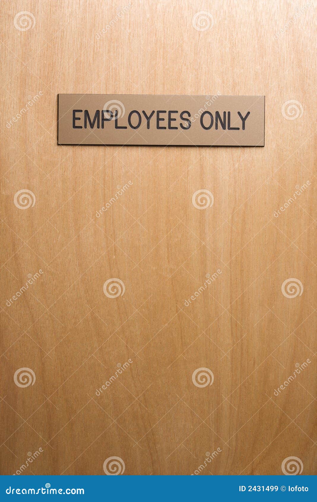 Employees Only Sign. Stock Photo | CartoonDealer.com #3532482