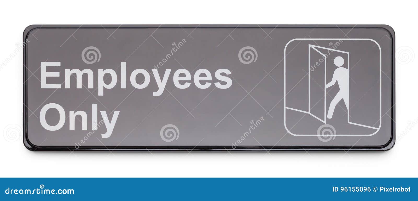 Employees only Sign stock photo. Image of employees, isolated - 96155096