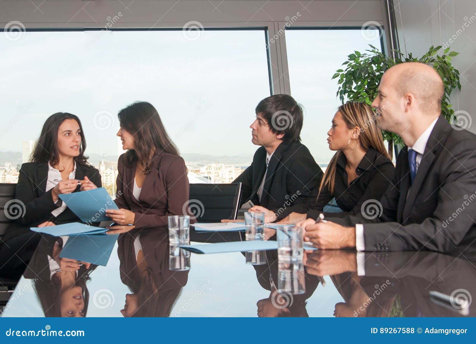 Employees Talking in a Motivation Seminar Stock Photo - Image of ...