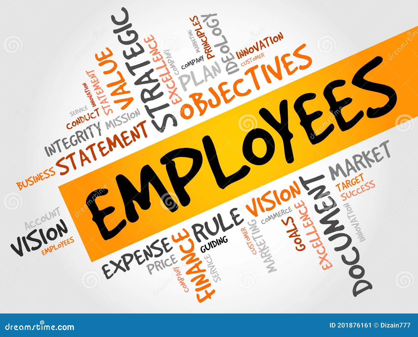 Employees - Word Cloud / Wordcloud With Terms About Recruiting Stock ...