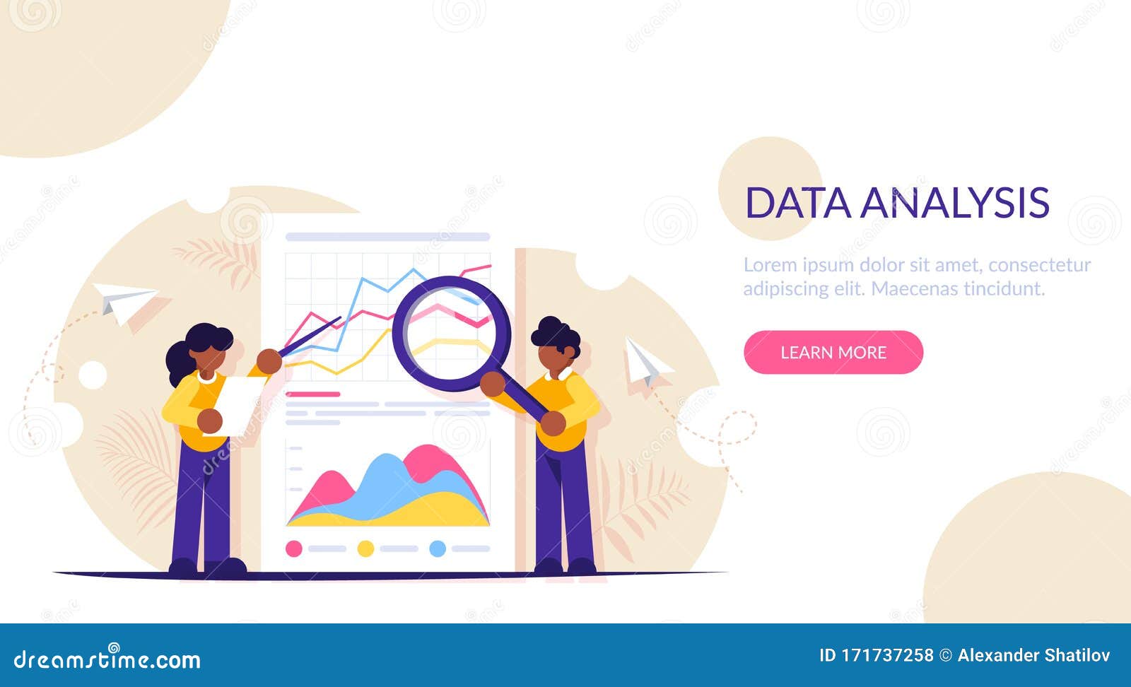 Employees Work with Paper Documents. the Concept of Data Analysis ...