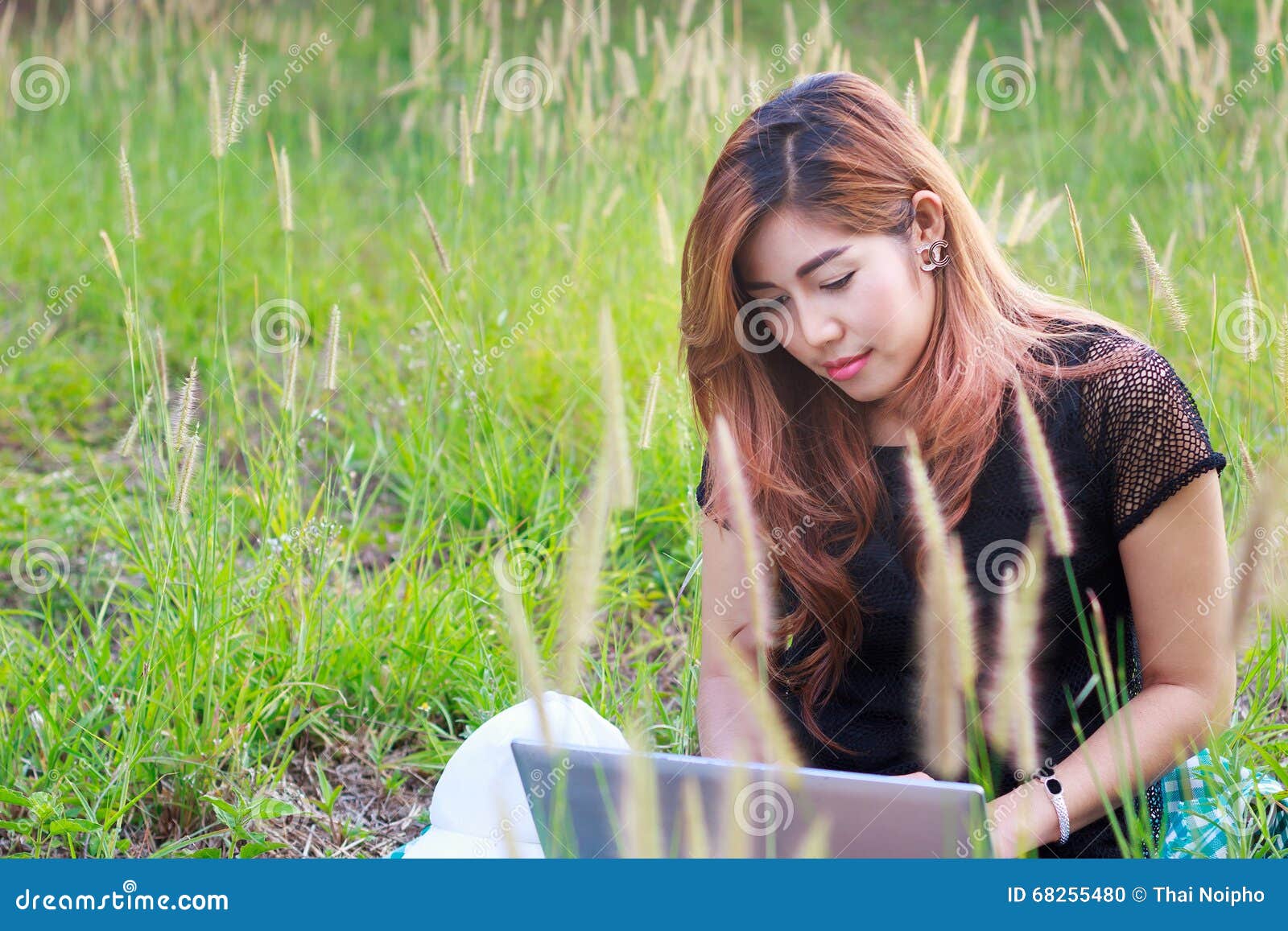 Employees Work during Rest and Relaxation Imagine Him Sitting Stock ...
