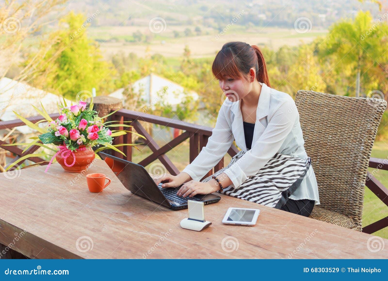 Employees Work during Rest and Relaxation Stock Image - Image of ...