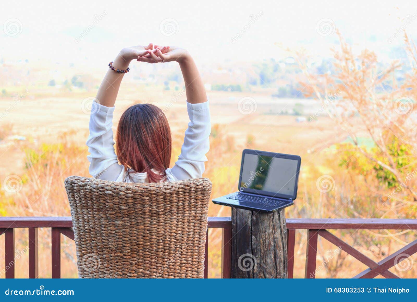 Employees Work during Rest and Relaxation Stock Image - Image of ...